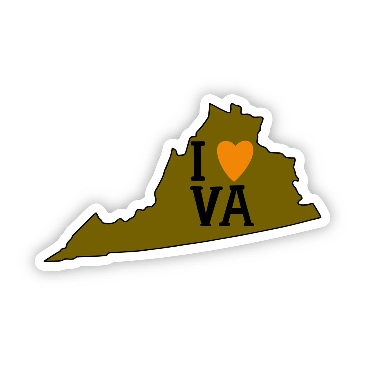 "I Love Virginia" Sticker – Big Moods