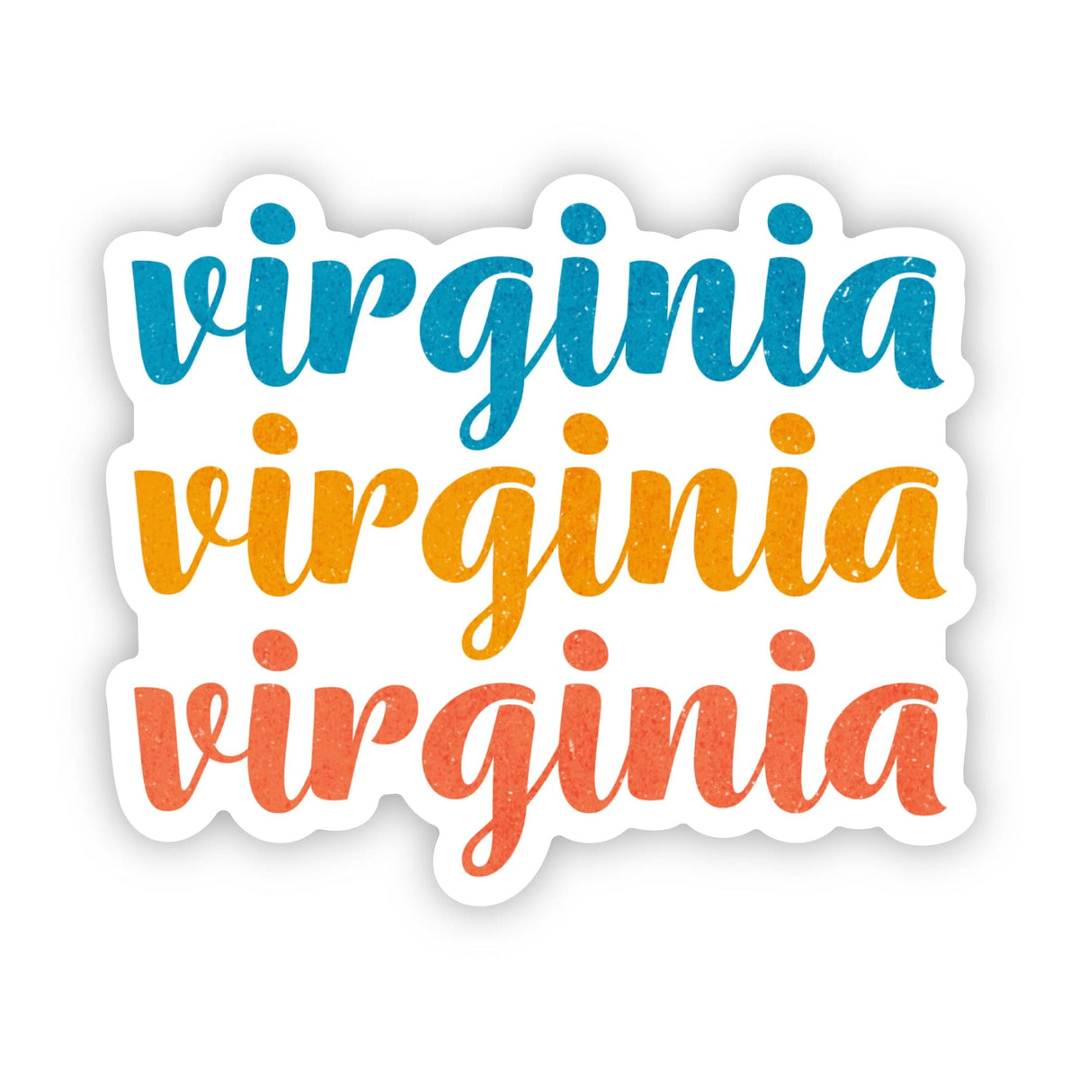 Virginia Text Sticker – Big Moods