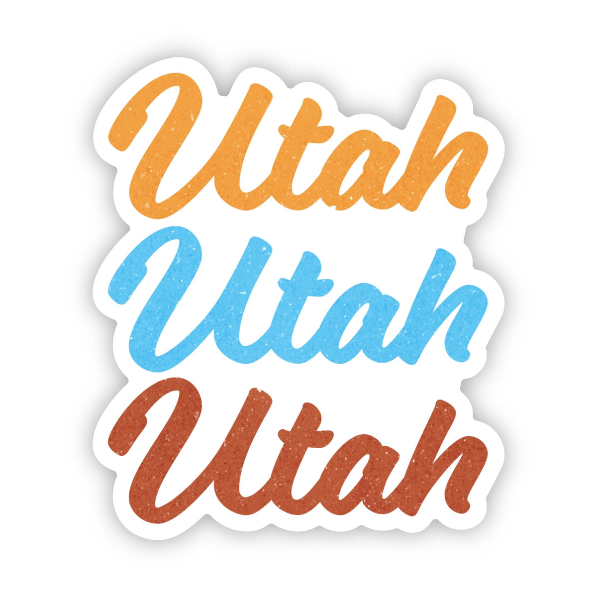 Utah Text Sticker – Big Moods