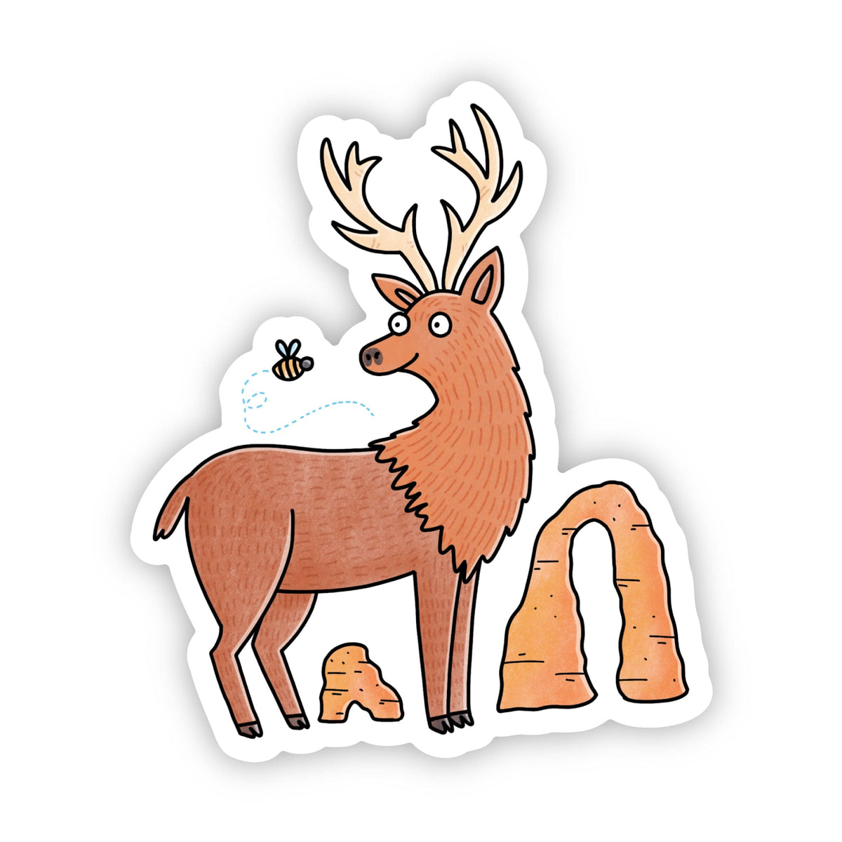 Utah State Animal Elk Sticker – Big Moods