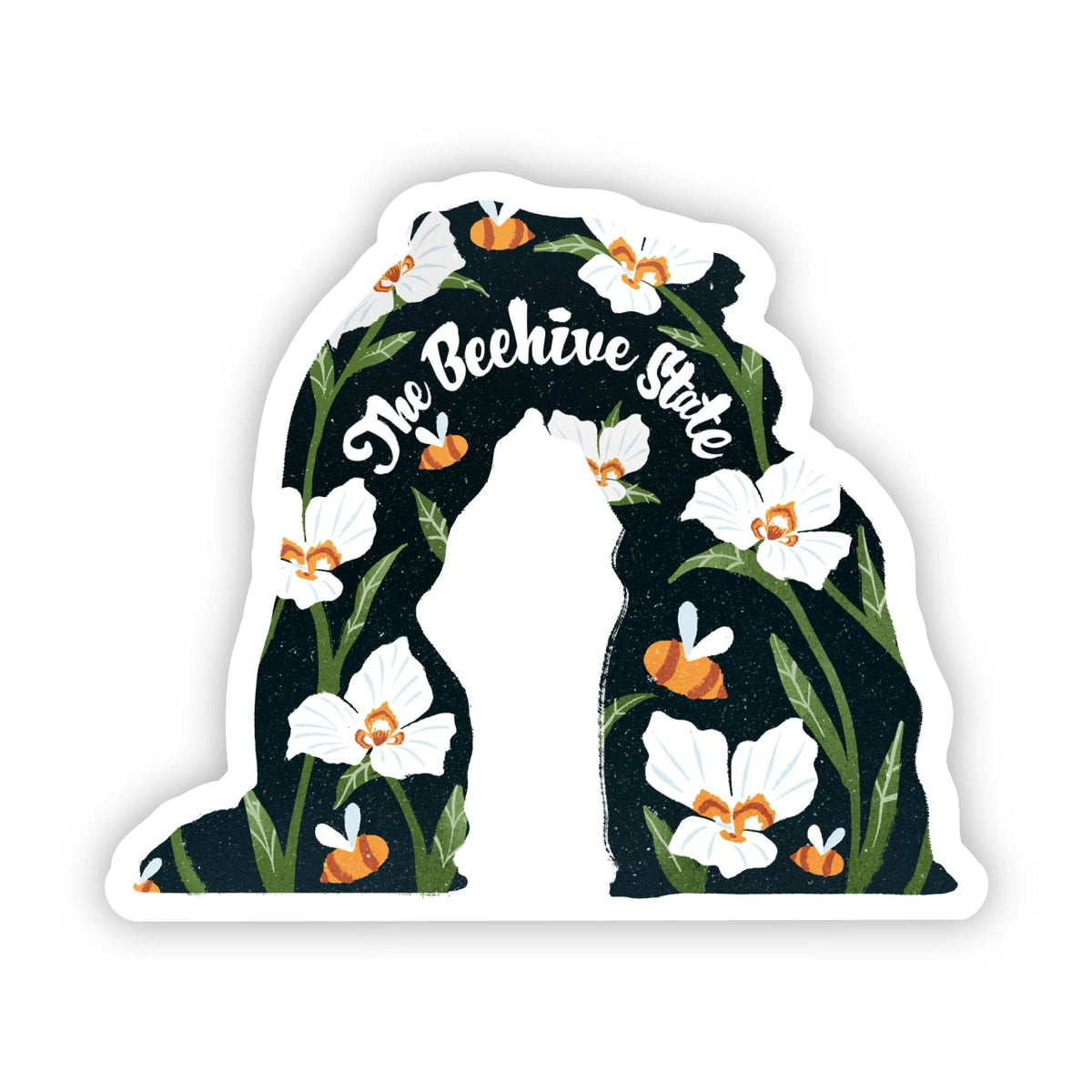 "The Beehive State" Utah Sticker – Big Moods