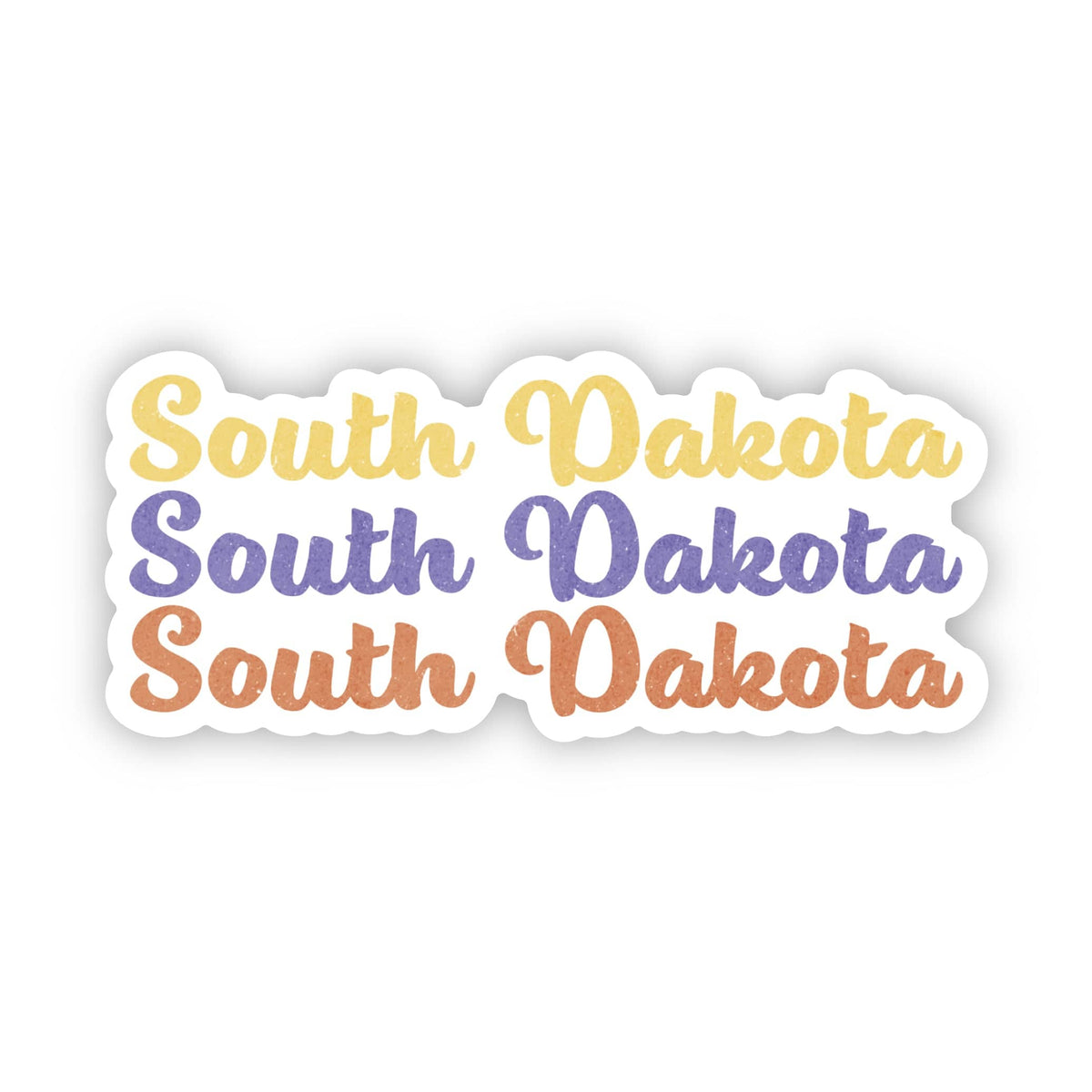 South Dakota Text Sticker – Big Moods