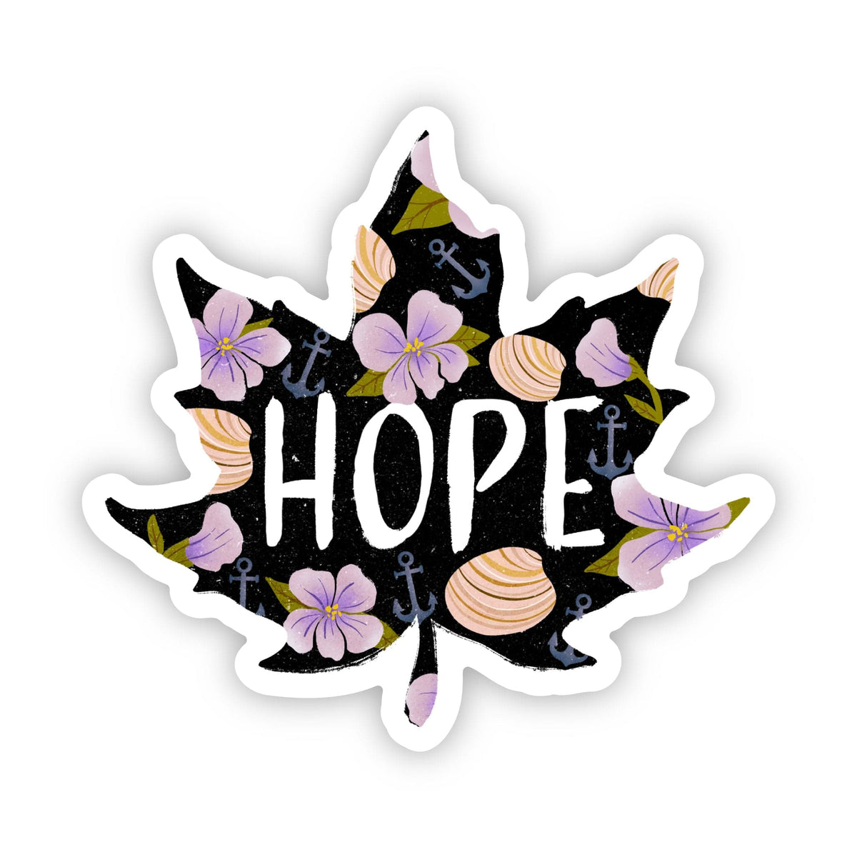 Rhode Island "Hope" Leaf Sticker – Big Moods