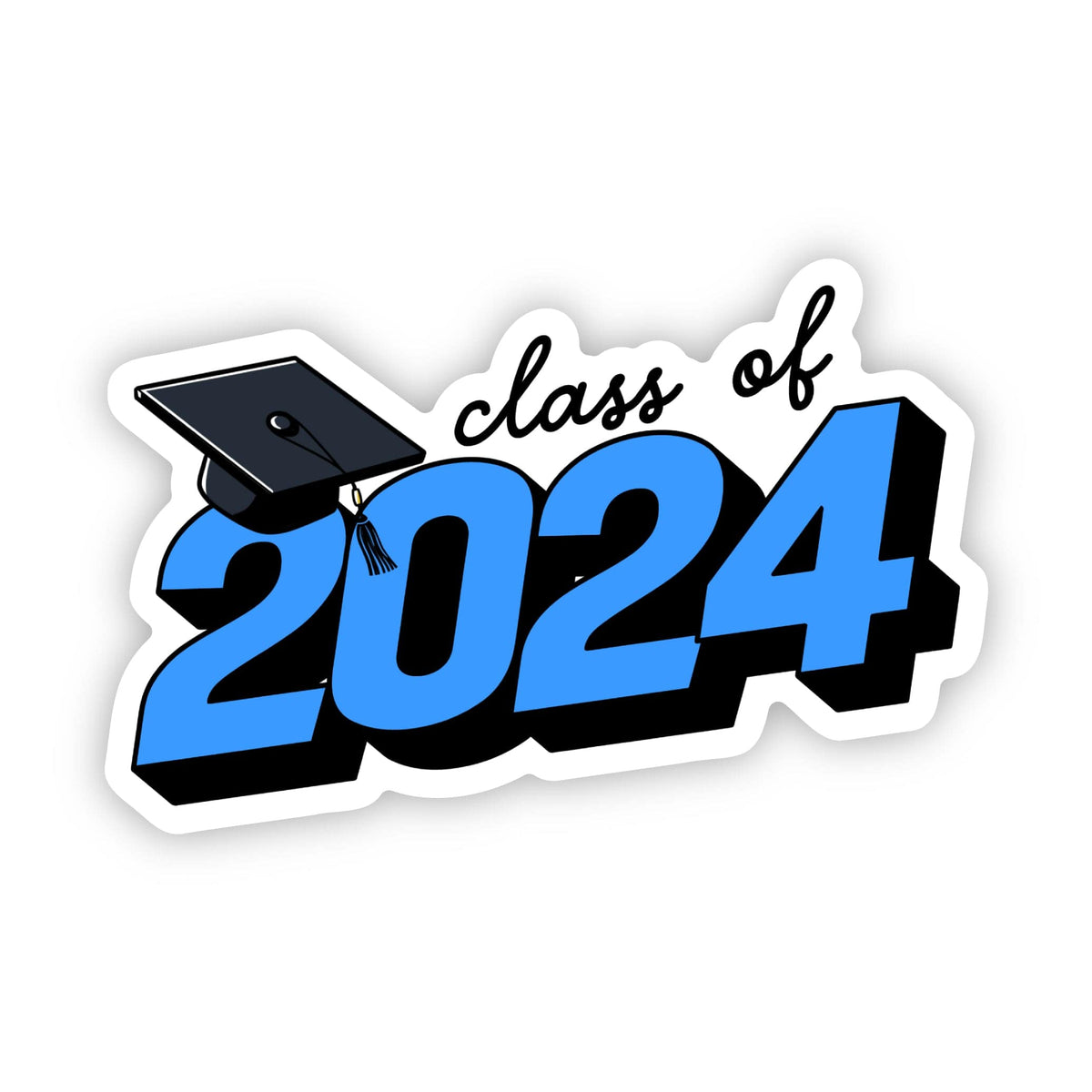 Class of 2024 Graduation Cap Sticker – Big Moods