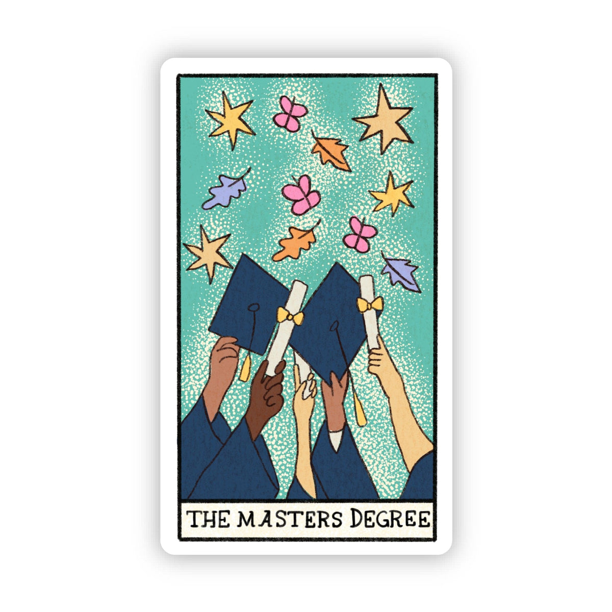 "The masters degree" sticker – Big Moods