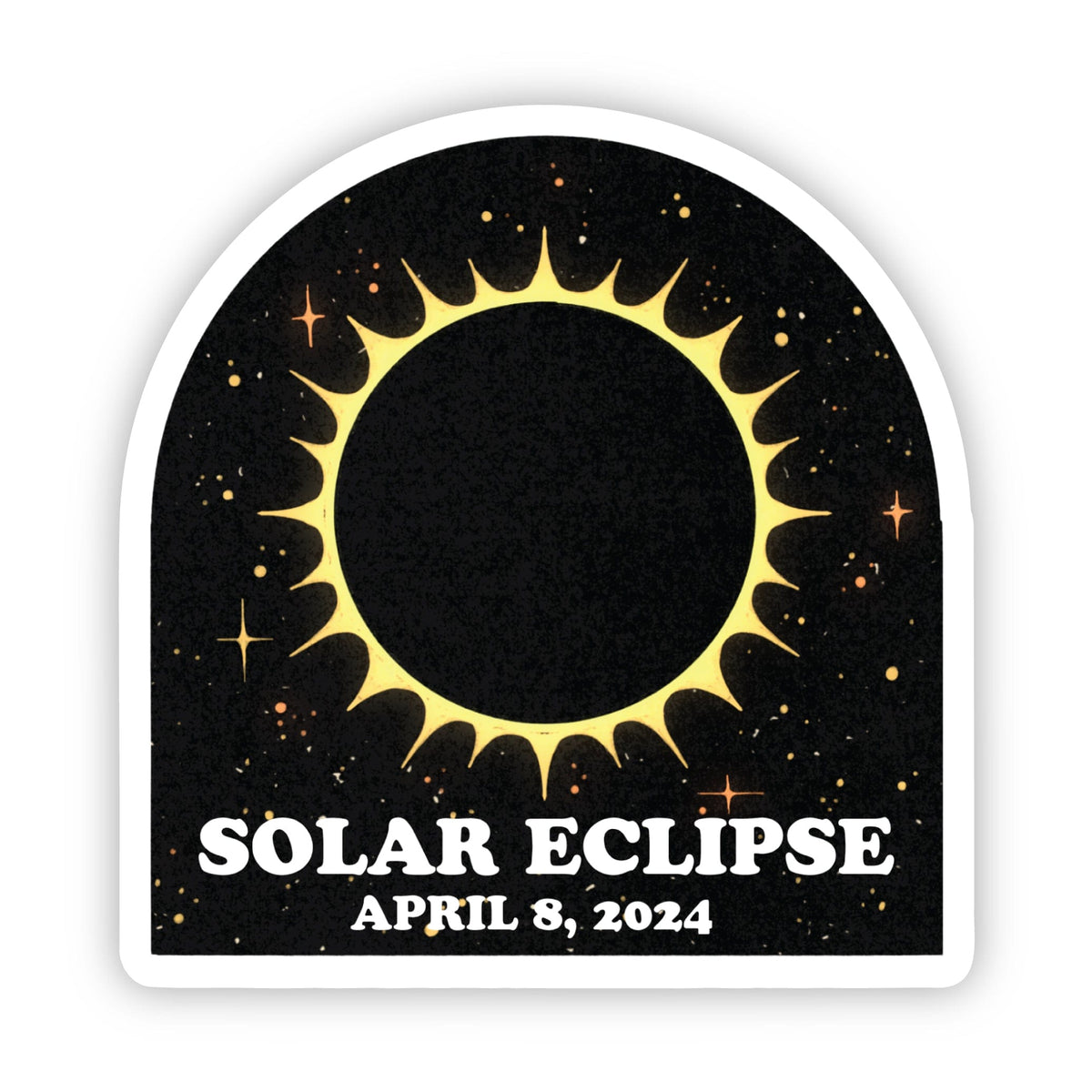 Solar Eclipse Badge Sticker | April 8, 2024 – Big Moods