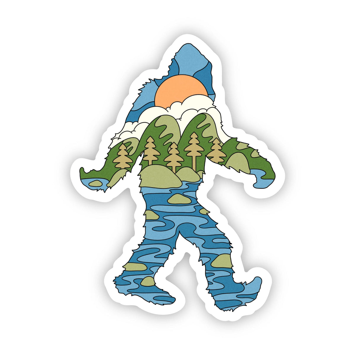 Bigfoot Outdoors Sticker – Big Moods