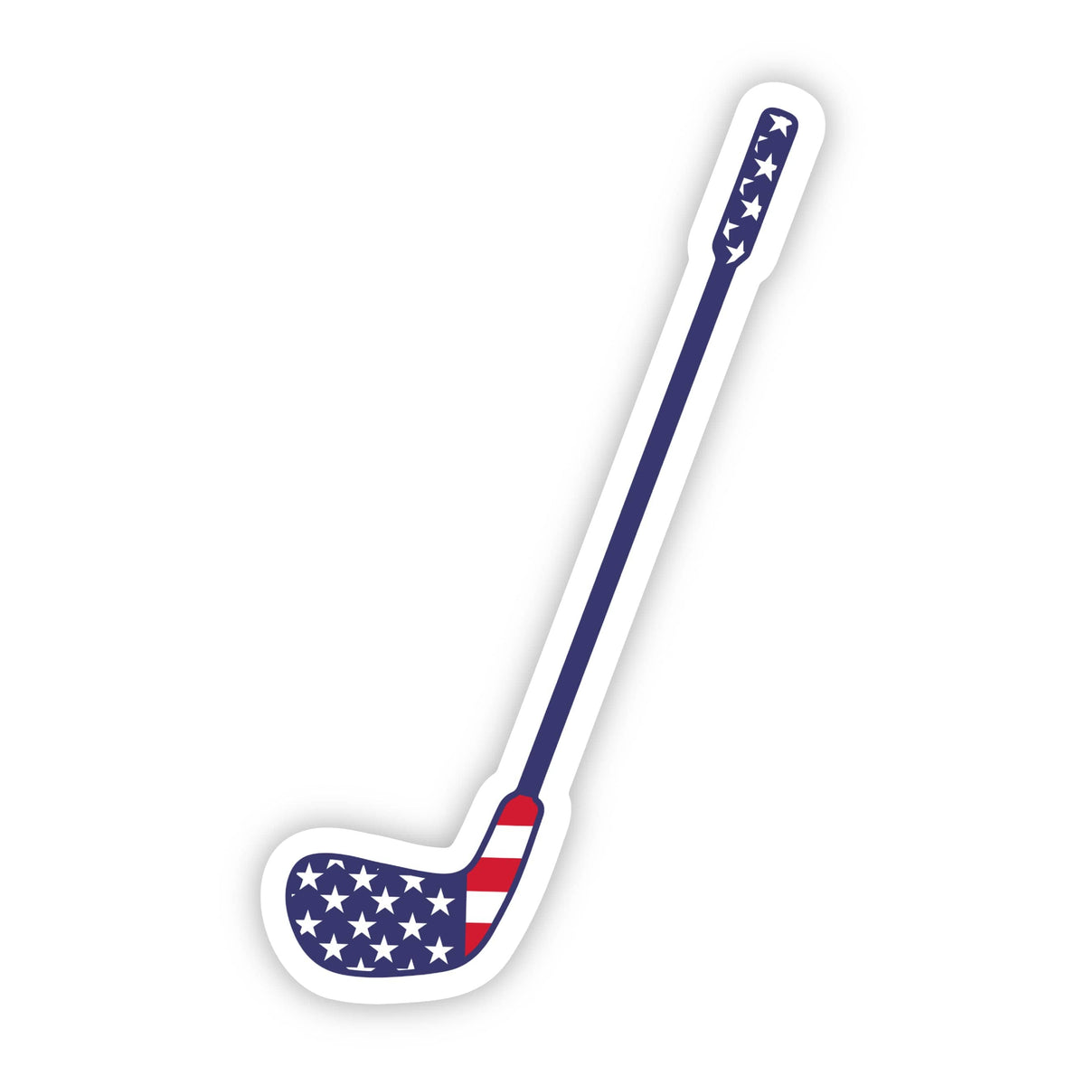 Golf Club Sticker - Red, White, and Blue – Big Moods