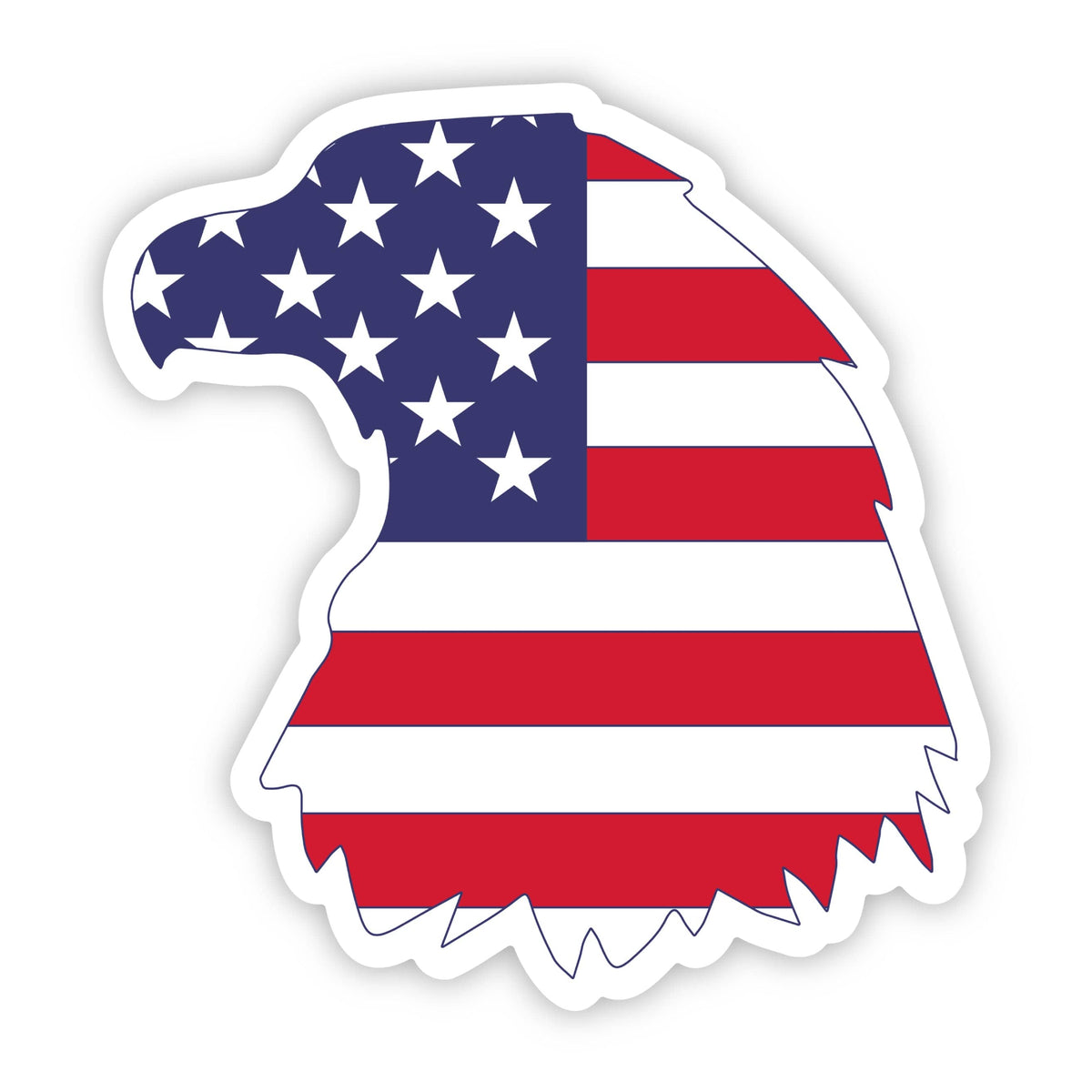 Eagle Sticker - U.S.A. Flag – Big Moods