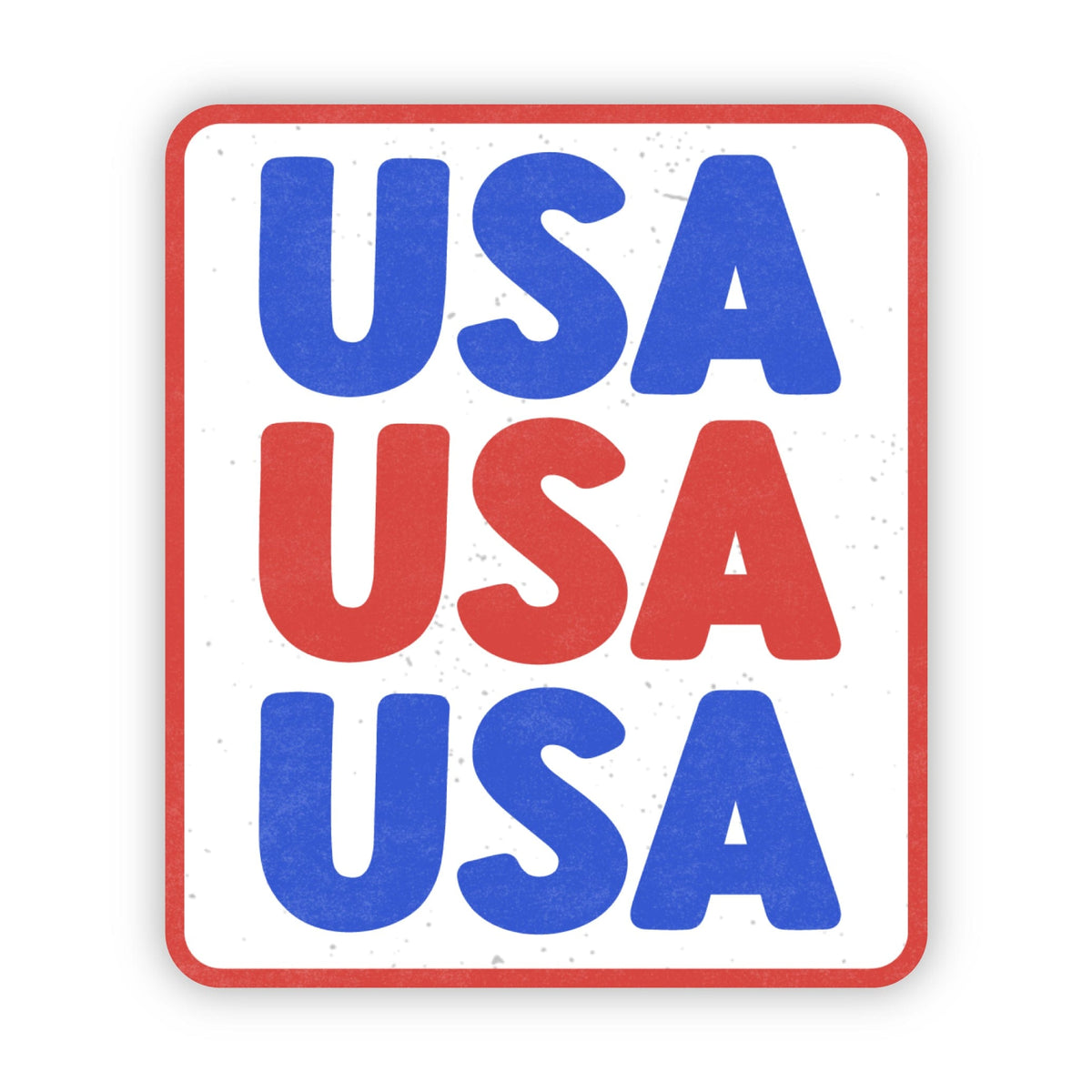 USA Text Stack Sticker – Big Moods