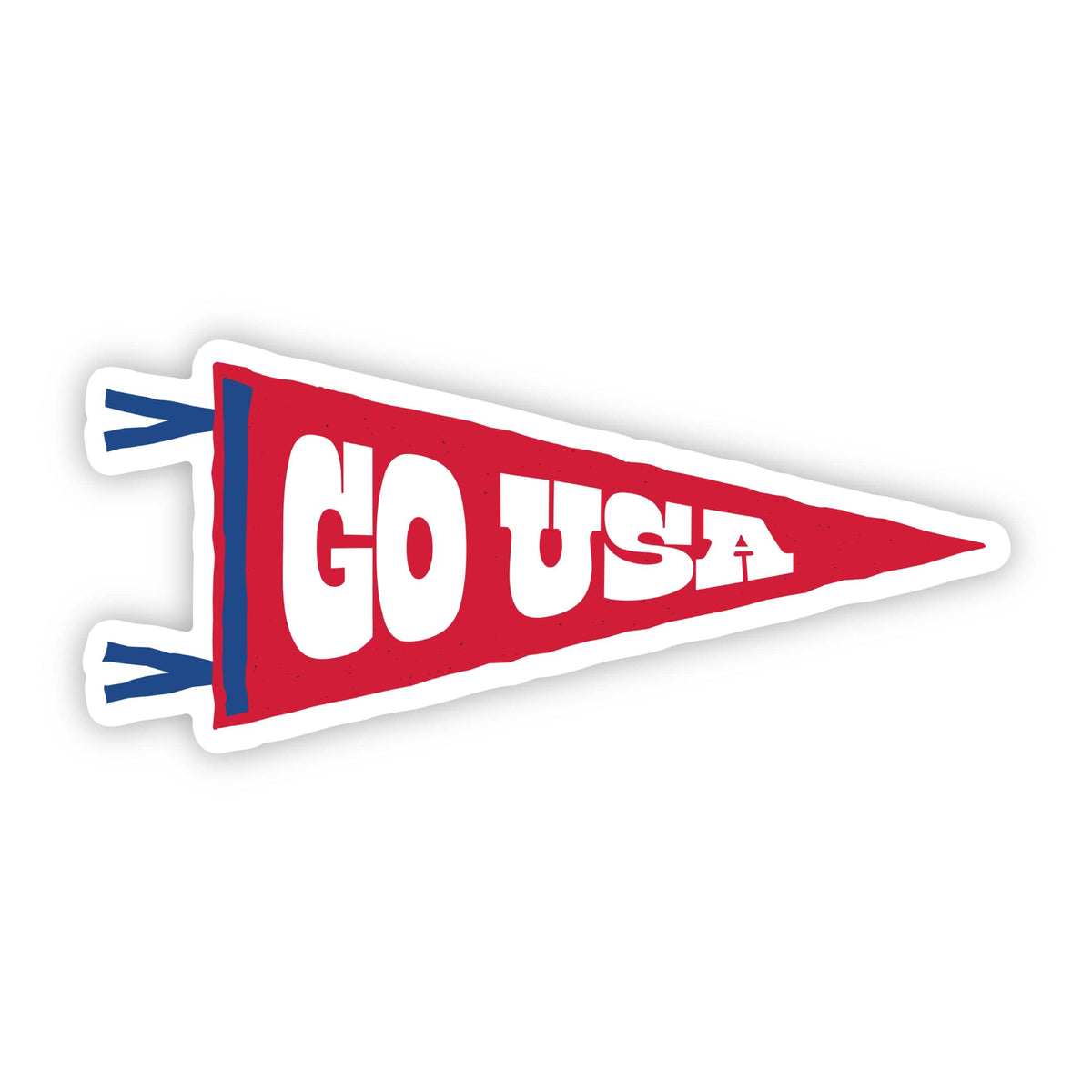 "GO USA" Pennant Sticker – Big Moods