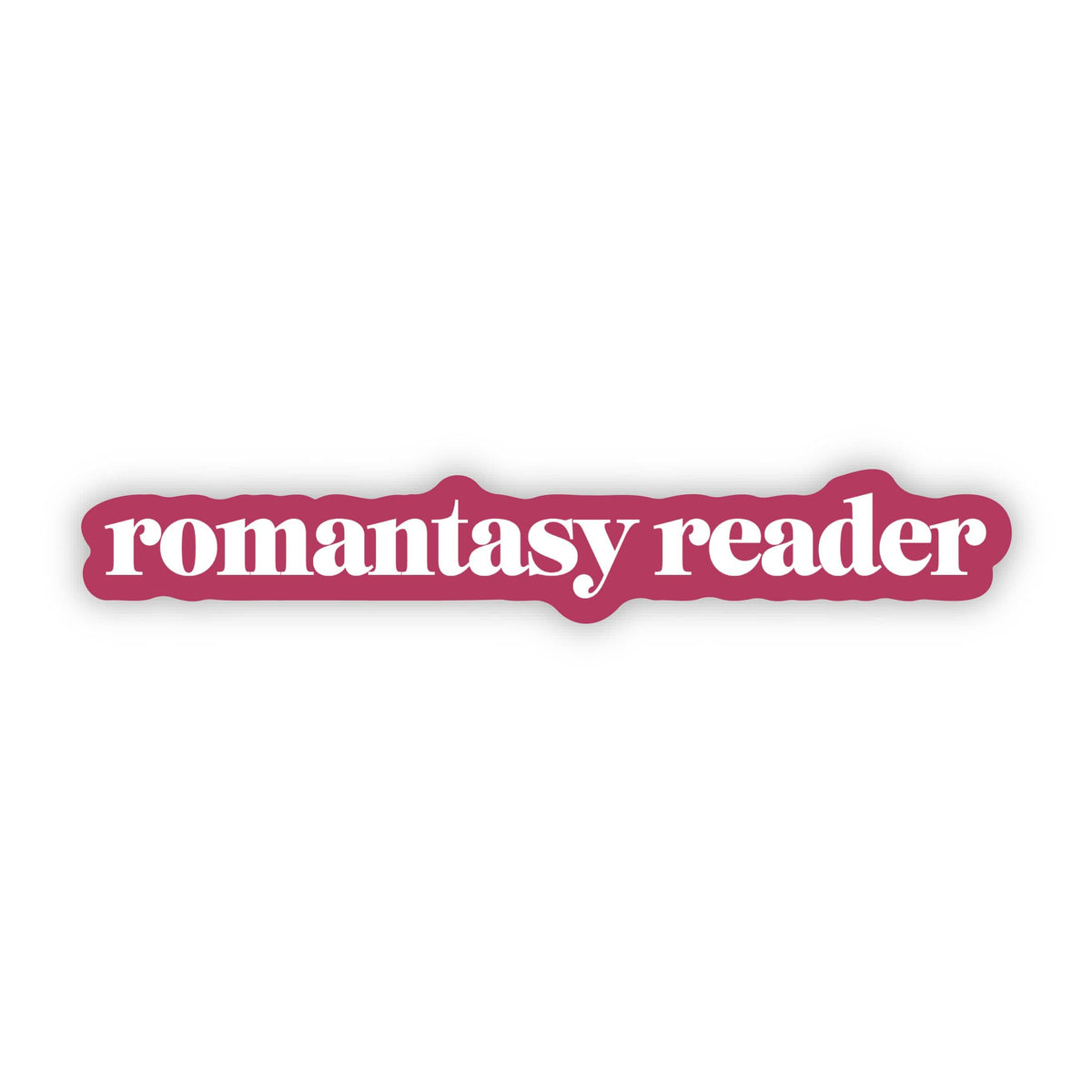 "Romantasy reader" Reading Text Sticker – Big Moods