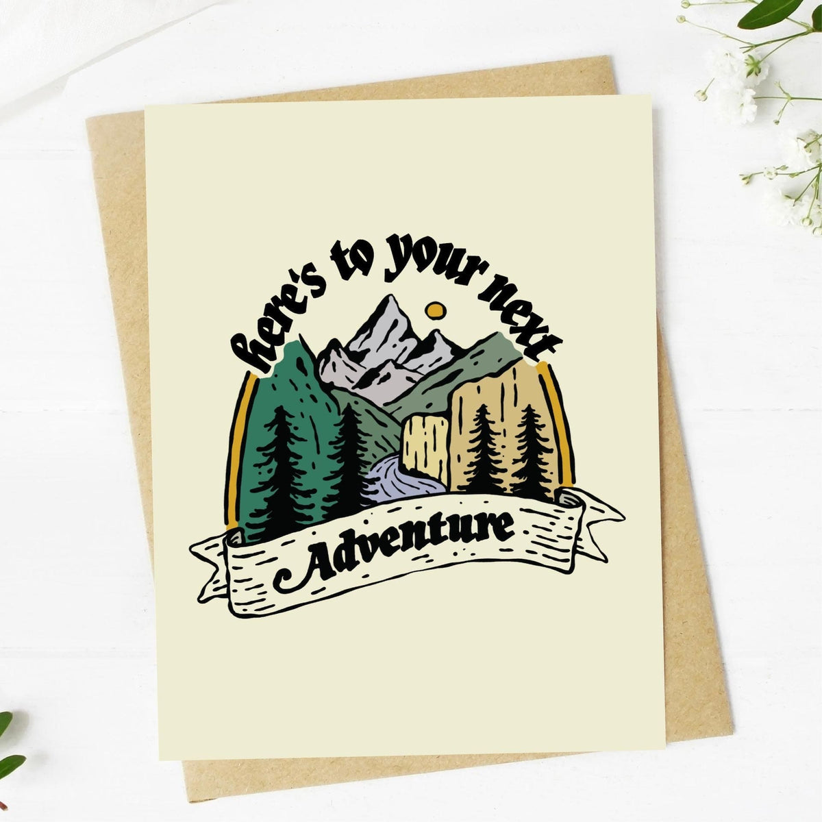 "Here's To Your Next Adventure" Greeting Card – Big Moods