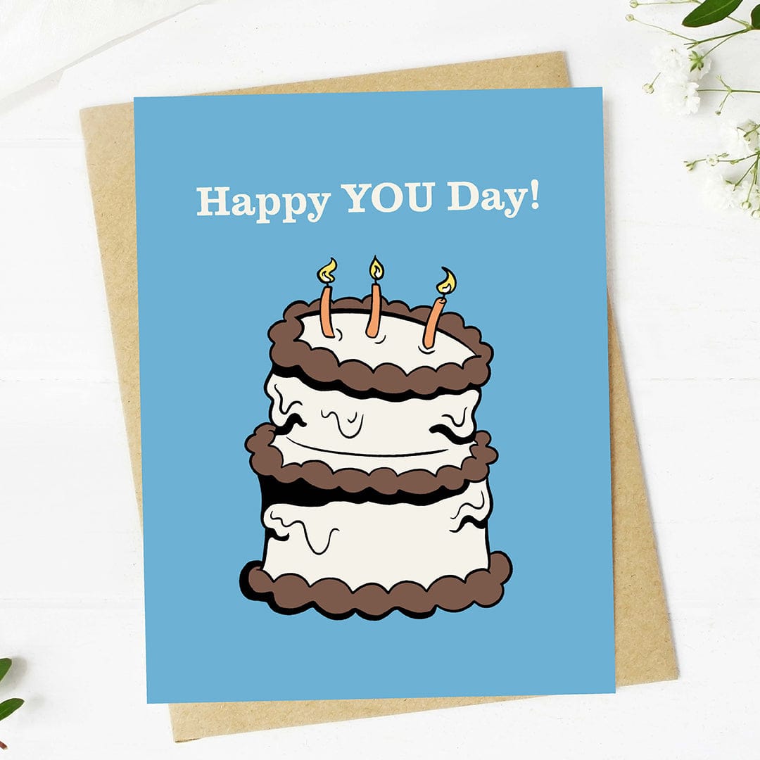 "Happy YOU day" Birthday Cake Greeting Card – Big Moods