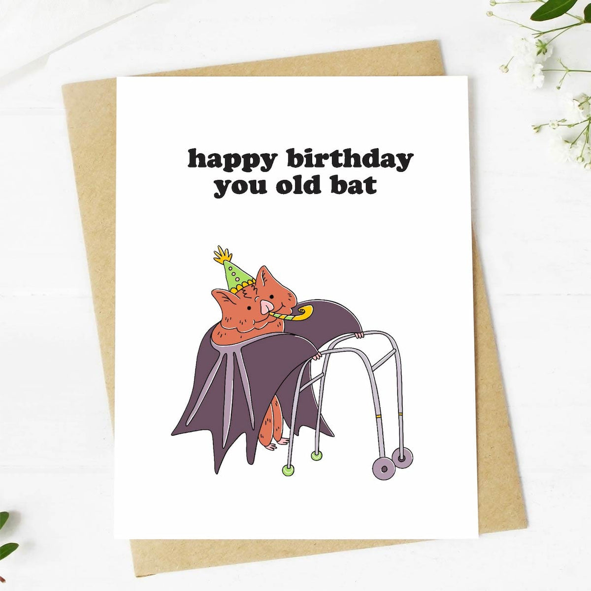 "Happy Birthday You Old Bat" Birthday Card – Big Moods