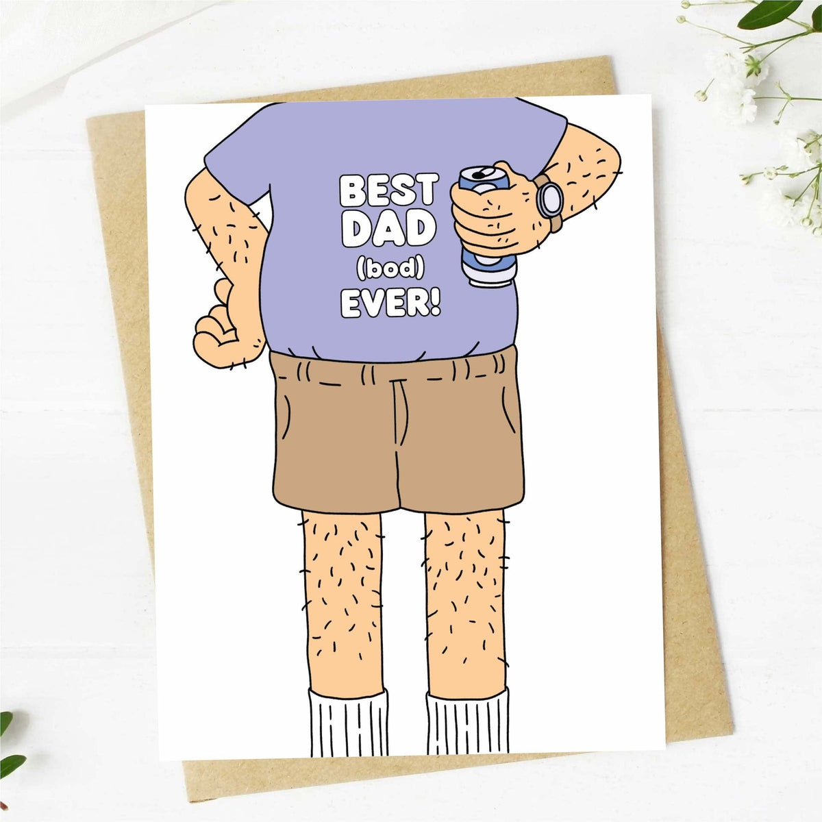 "Best Dad (bod) Ever!" Father's Day Card – Big Moods
