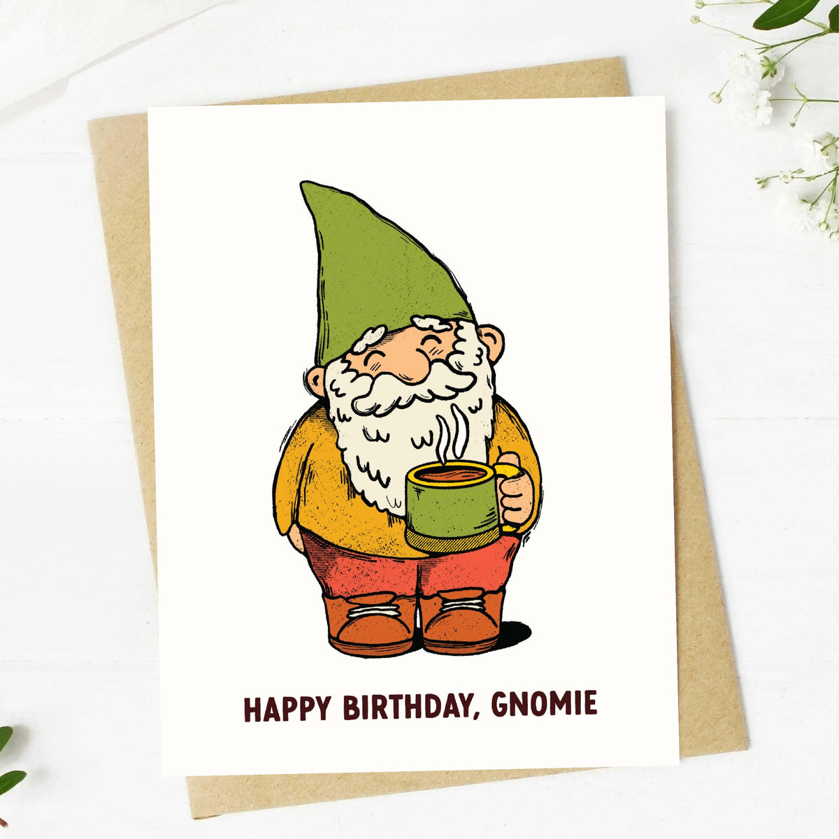 Happy Birthday Gnomie Card – Big Moods