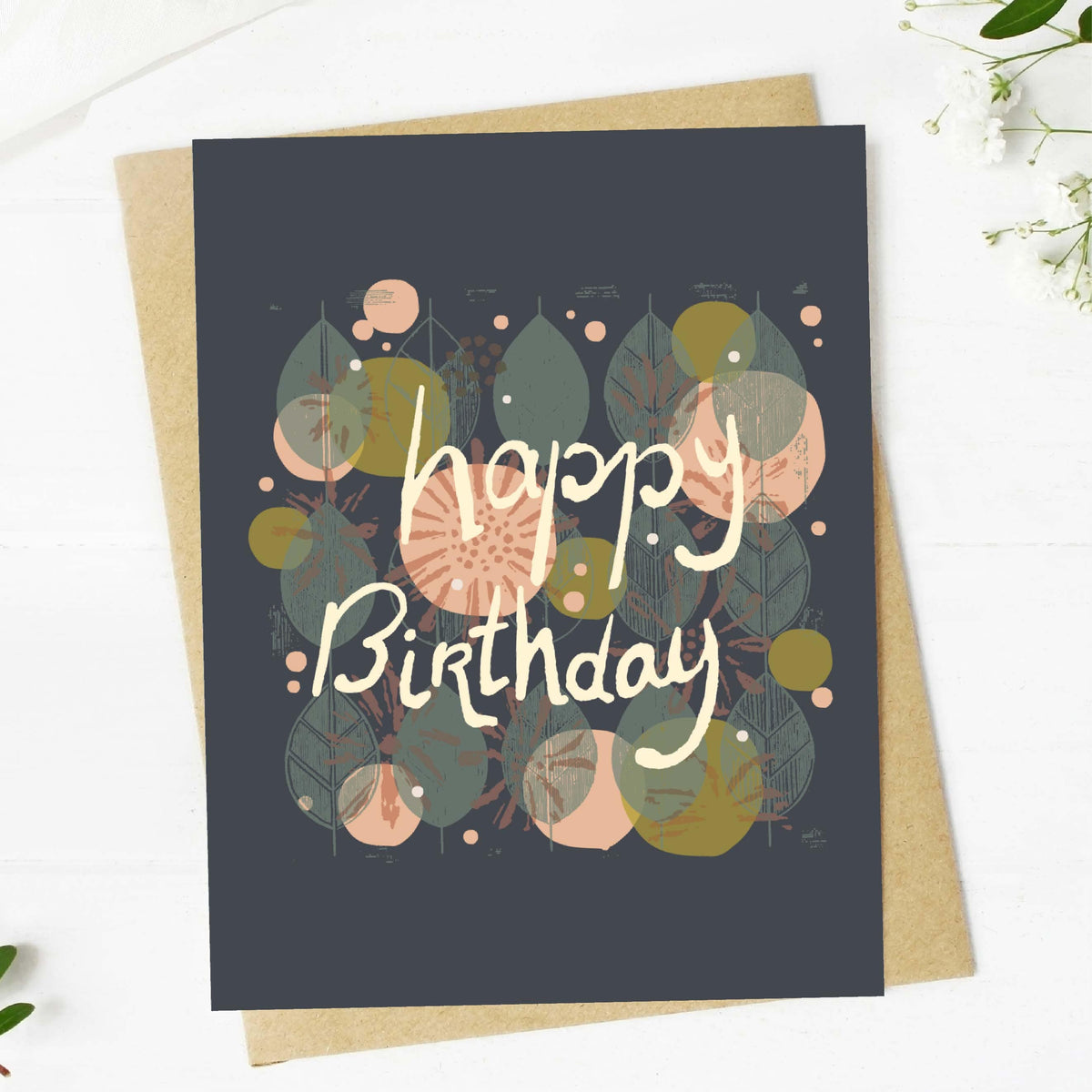 "Happy Birthday" Fall Greeting Card – Big Moods