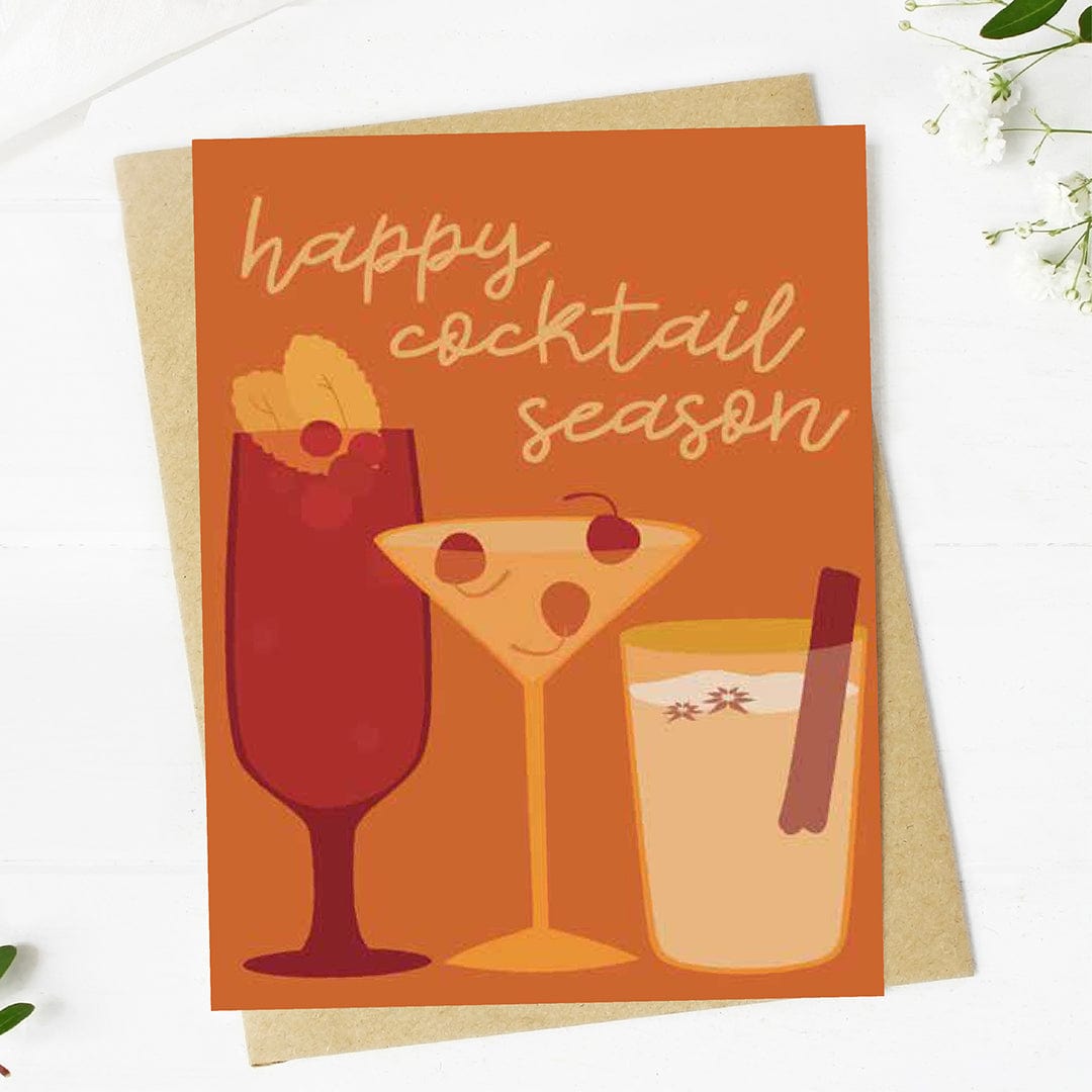 Happy Cocktail Season Greeting Card – Big Moods