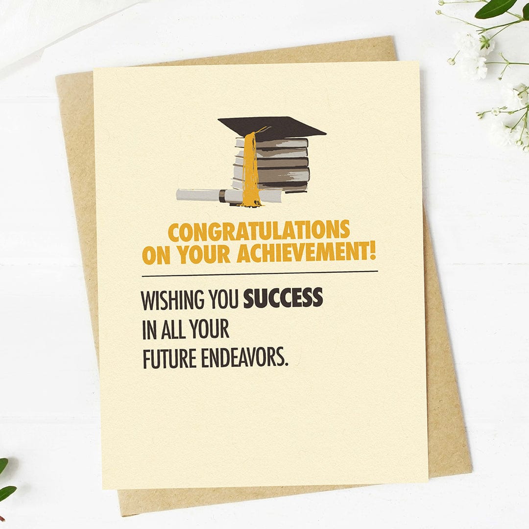 "Wishing you success..." Congratulations Graduation Card – Big Moods