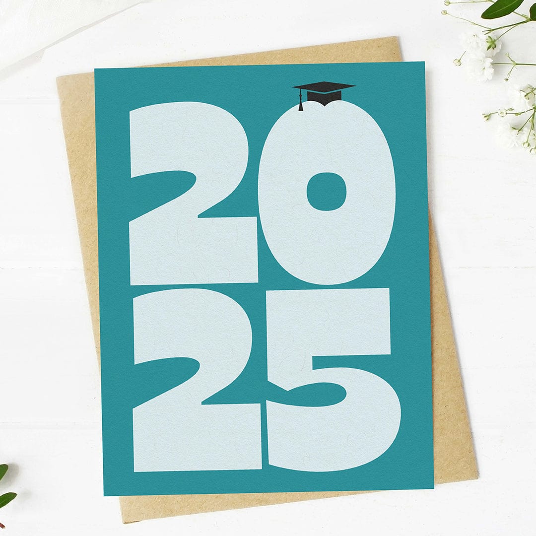 2025 Year of Graduation Cap Celebration Card – Big Moods