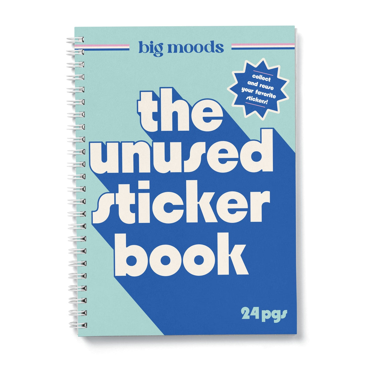 The Unused Sticker Book - Blue – Big Moods