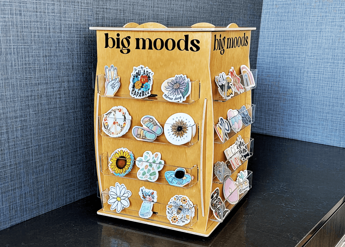 Display And 100 Best-Selling Stickers - 20% sticker discount – Big Moods