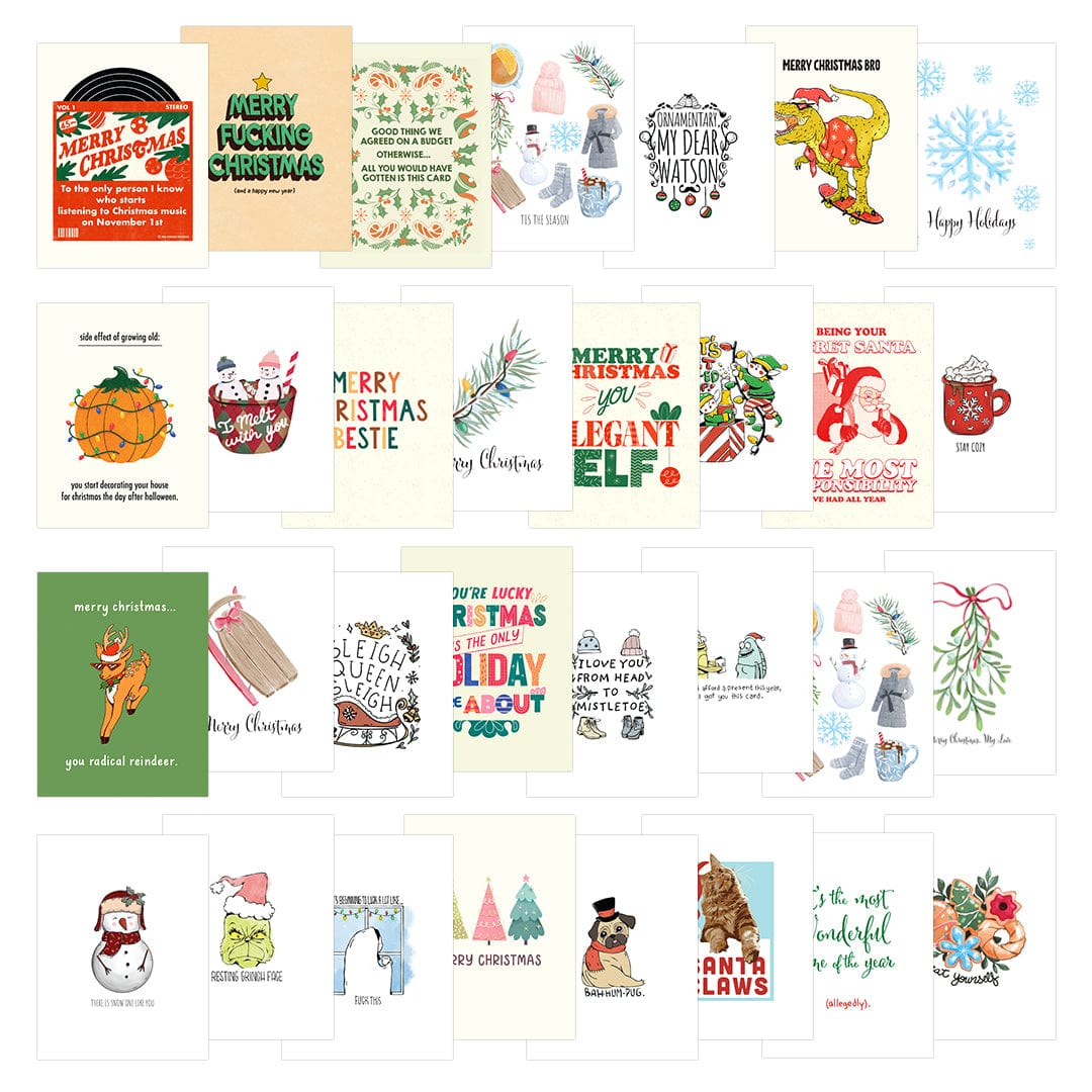 Christmas Cards Mega Bundle (31 Cards) – Big Moods