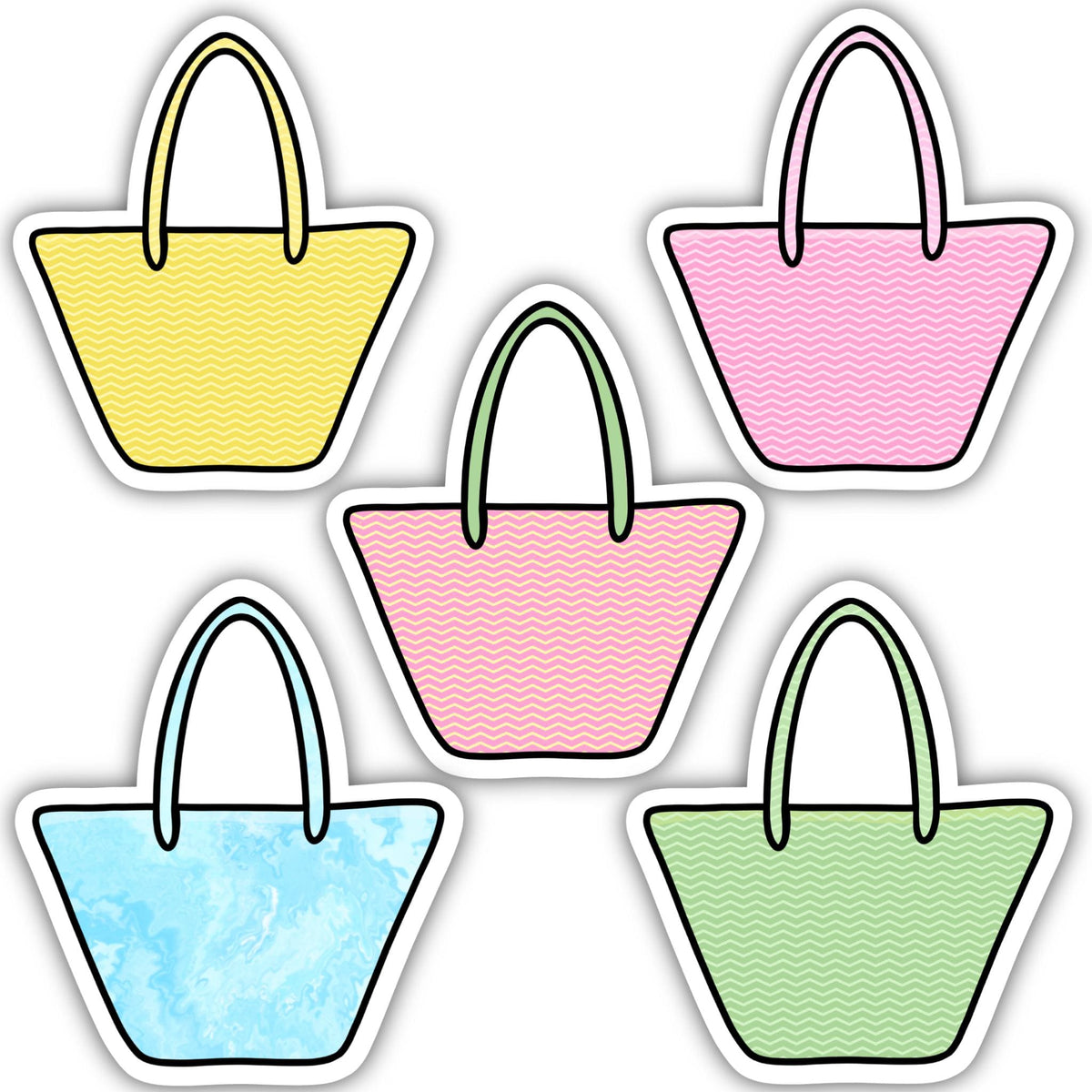 Purse Aesthetic Sticker 5 Pack – Big Moods