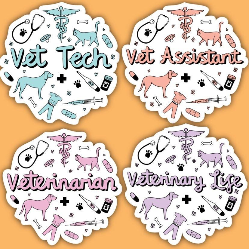 Veterinarian Sticker Pack – Big Moods