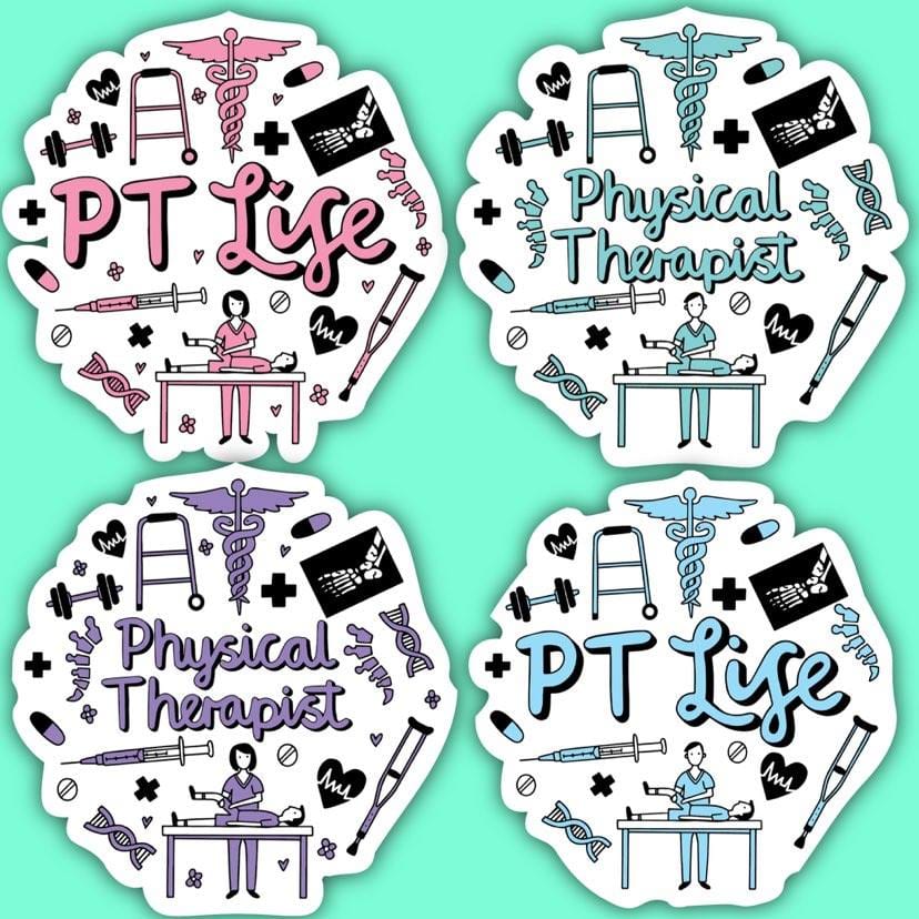 Physical Therapist Sticker Pack – Big Moods