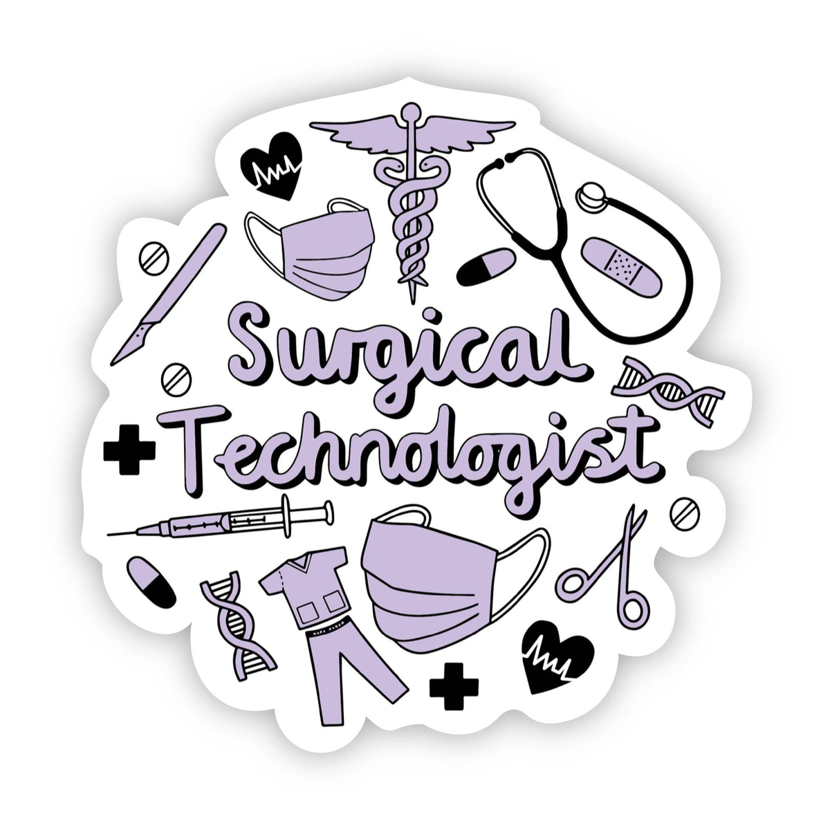 Surgical Technologist Sticker – Big Moods