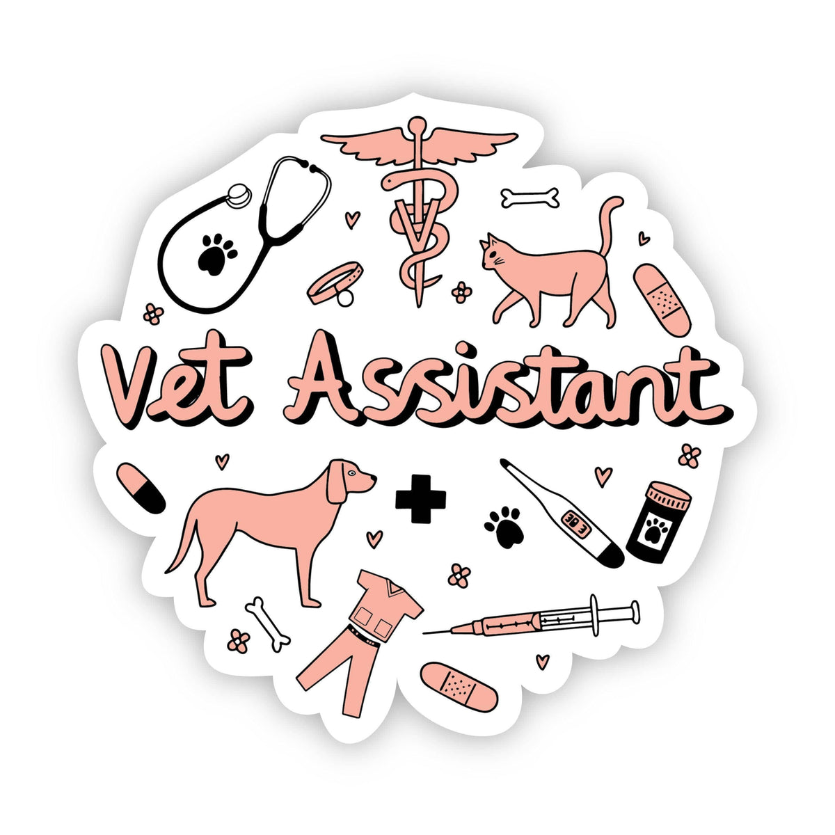 Vet Assistant Sticker – Big Moods