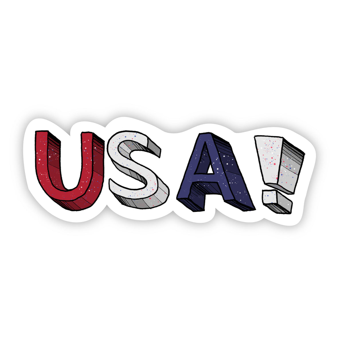 USA! Sticker – Big Moods