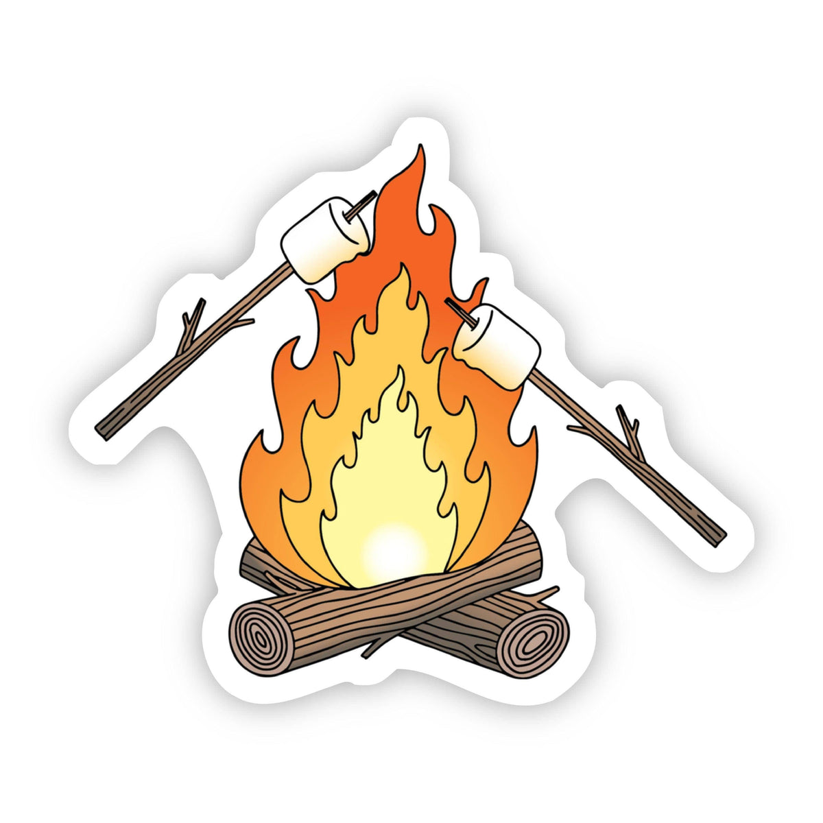 Campfire S'mores Sticker – Big Moods