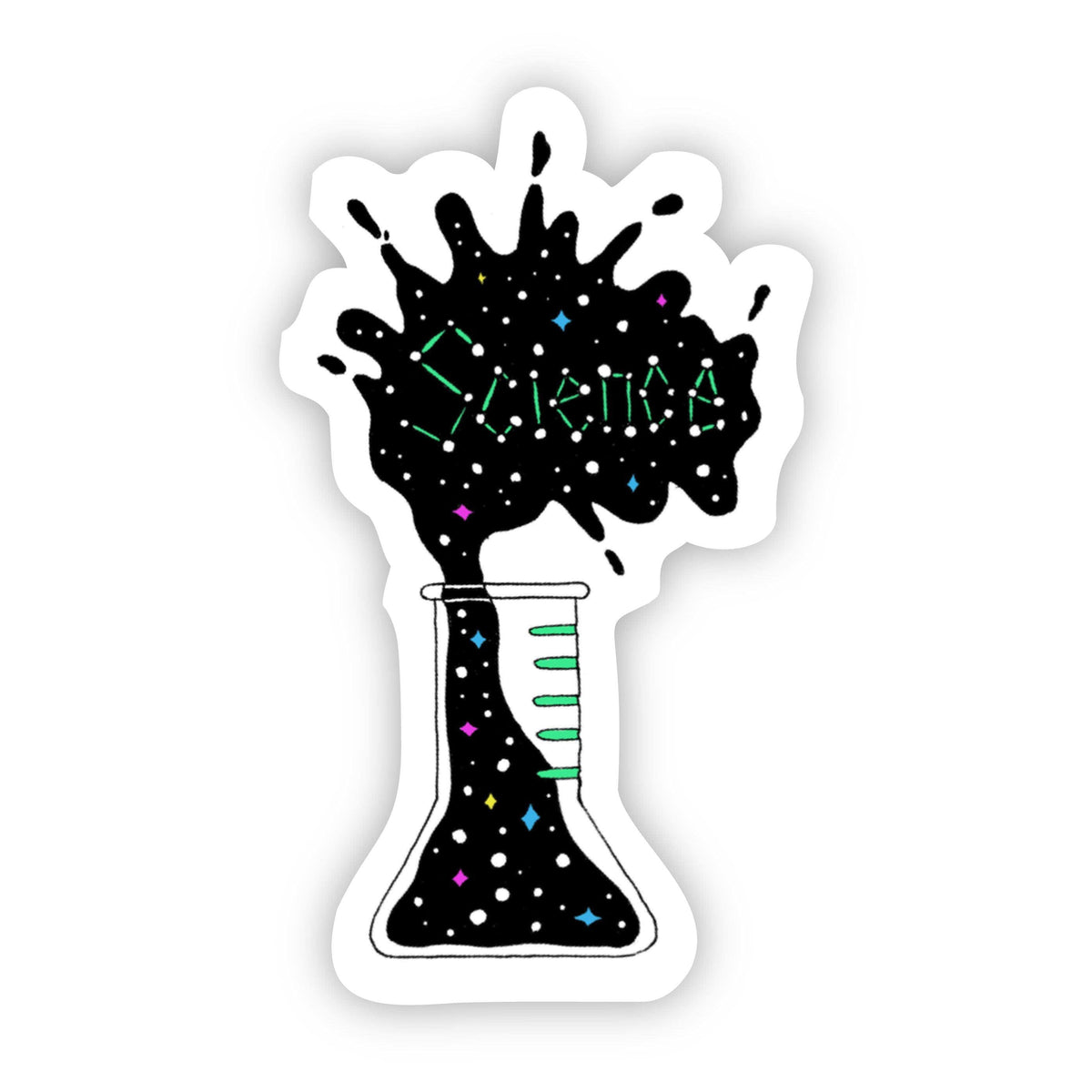 Science Beaker Sticker – Big Moods