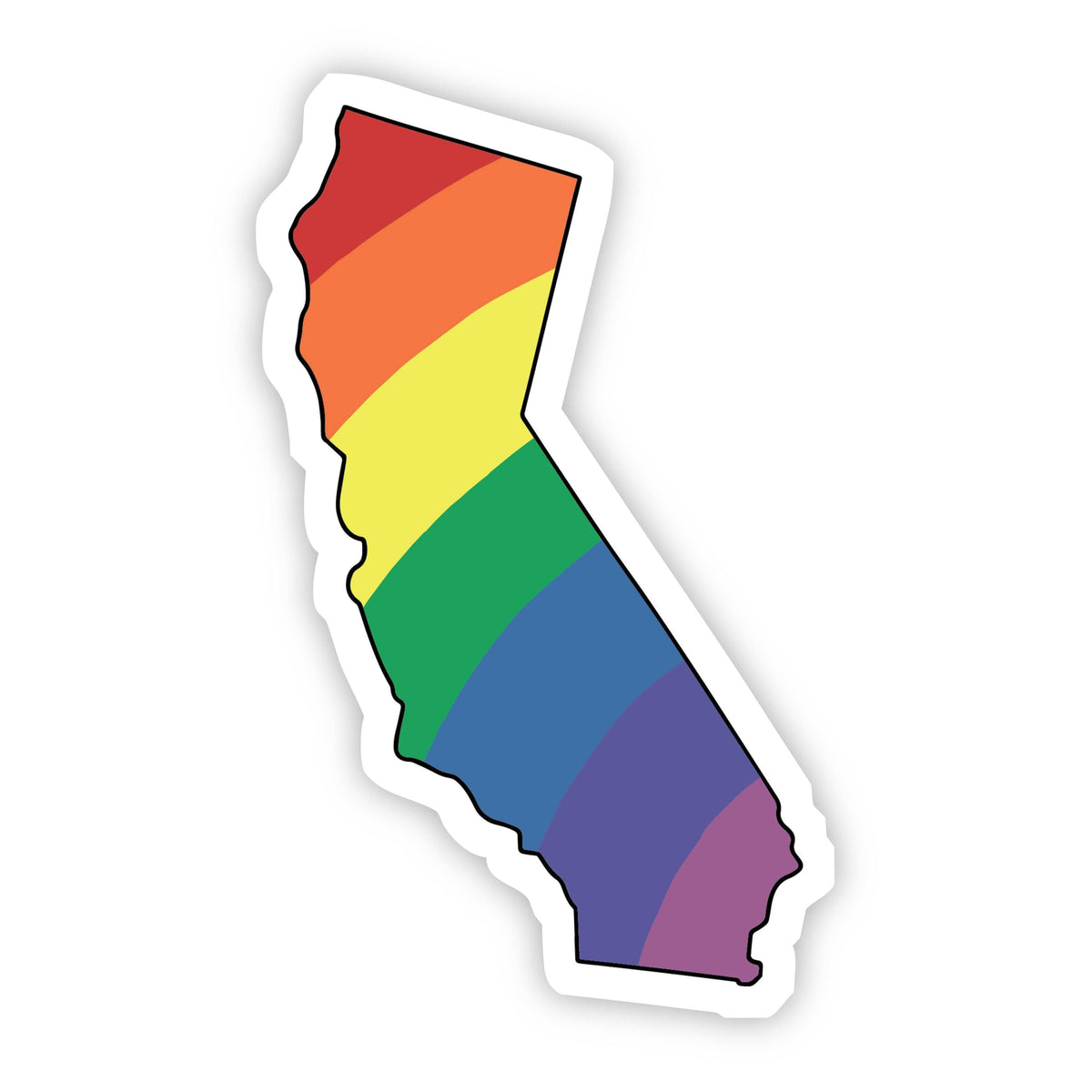 California Rainbow Sticker – Big Moods