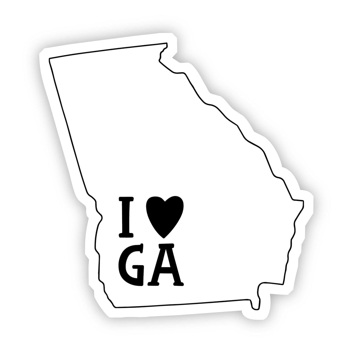 I Love Georgia Sticker – Big Moods