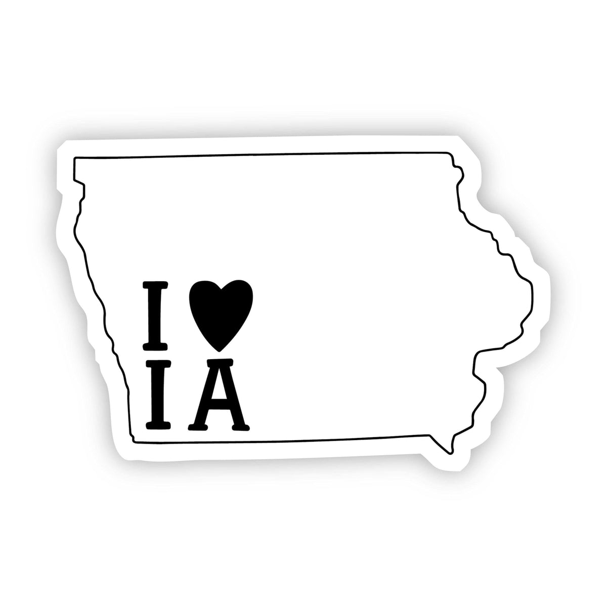 I Love Iowa Sticker – Big Moods