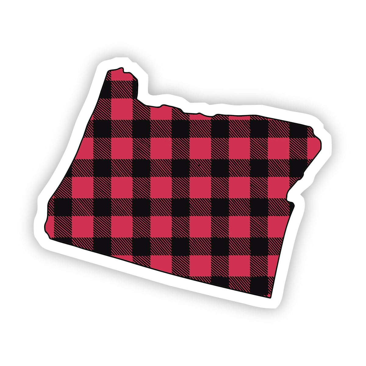 Oregon Flannel Sticker – Big Moods