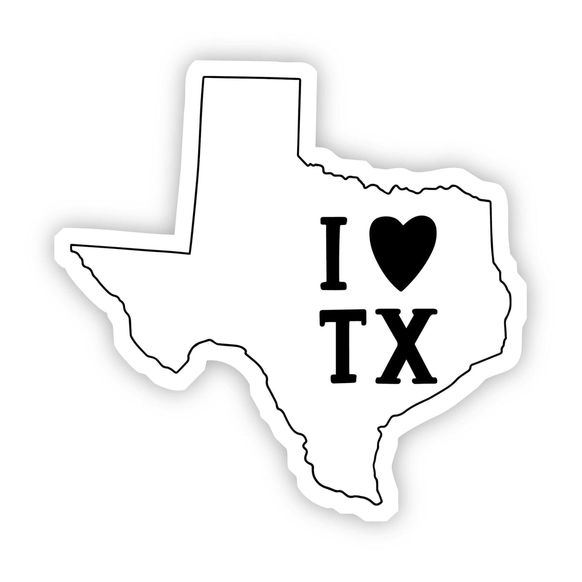 I Love Texas Sticker – Big Moods