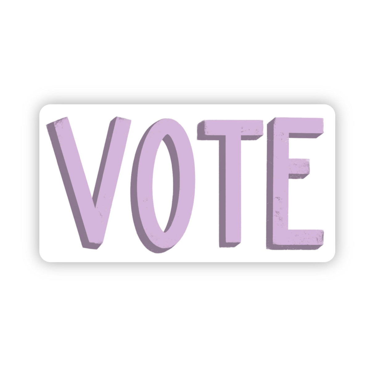 Vote Purple Sticker – Big Moods