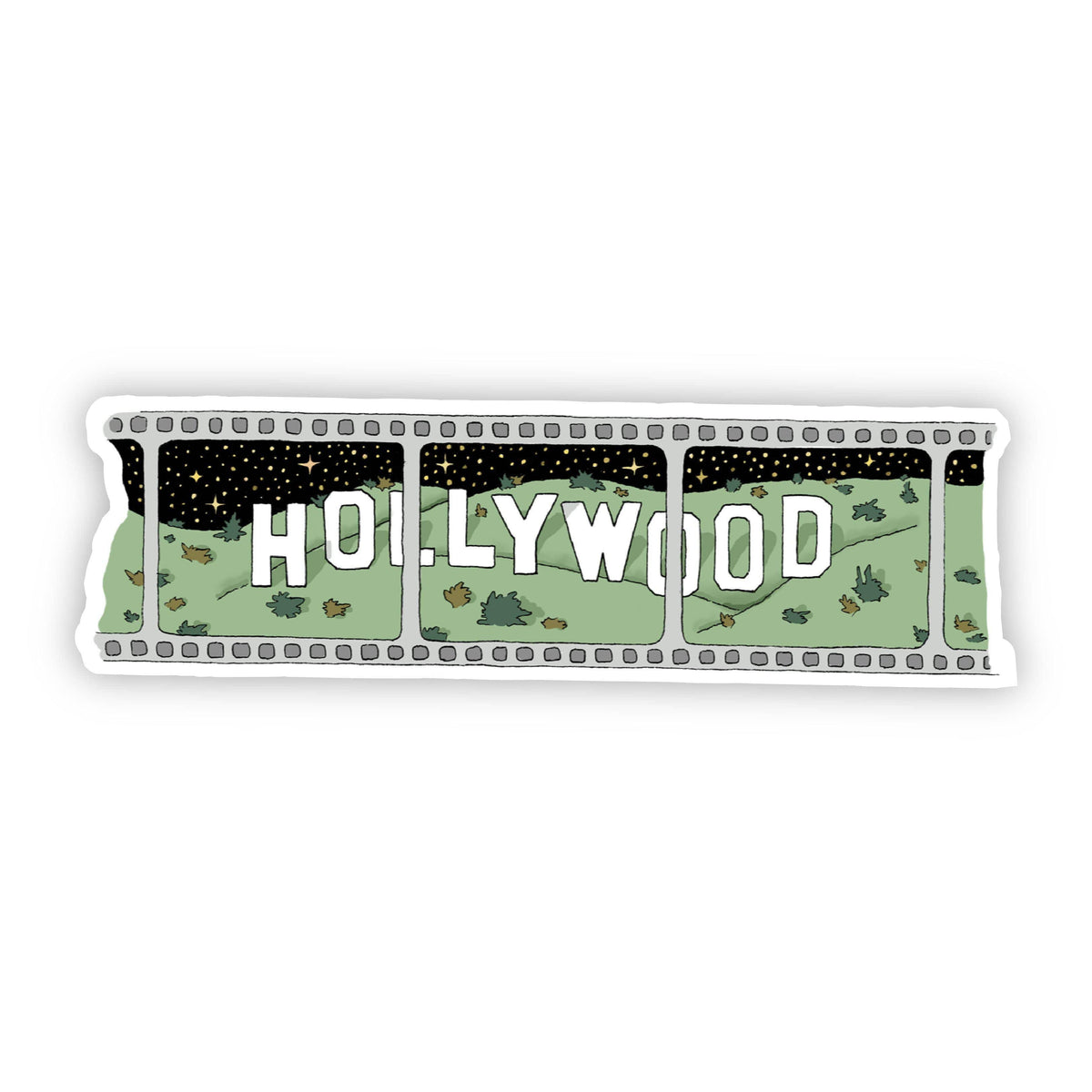 Hollywood Movie Reel Silver Sticker California – Big Moods