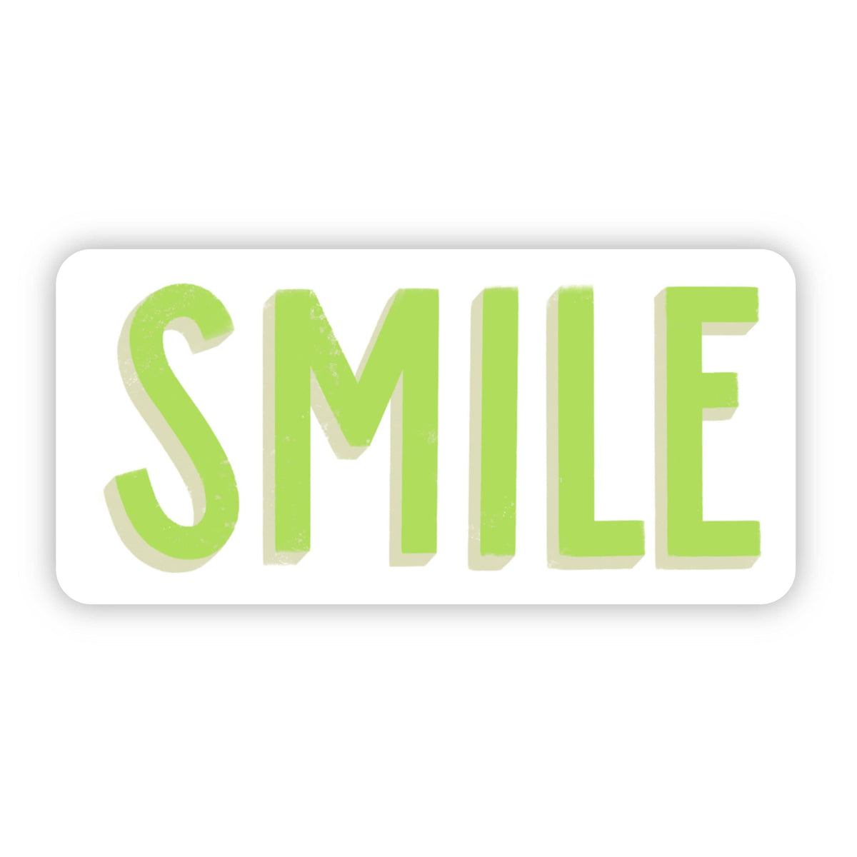 Smile Green Sticker – Big Moods