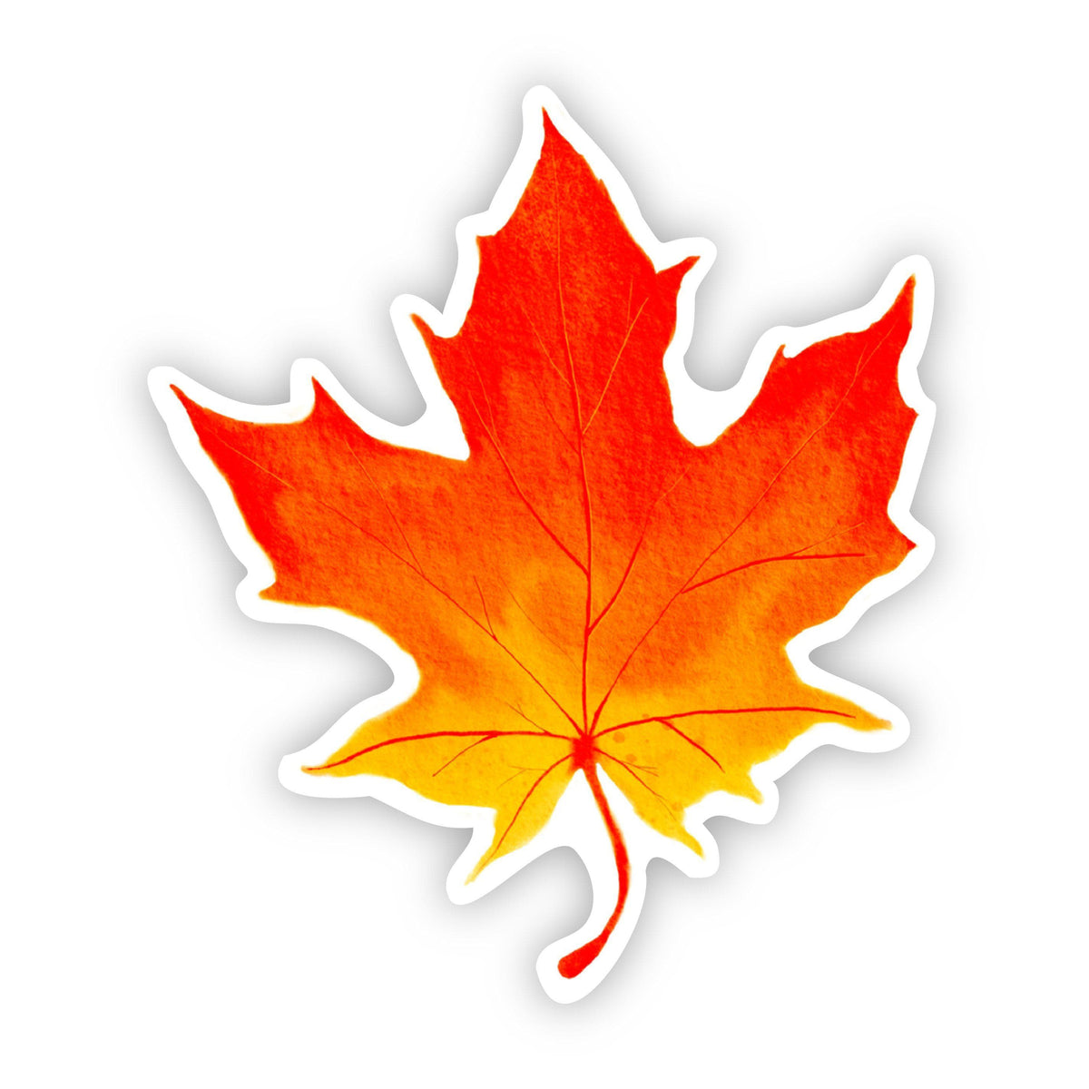 Fall Leaf Sticker – Big Moods