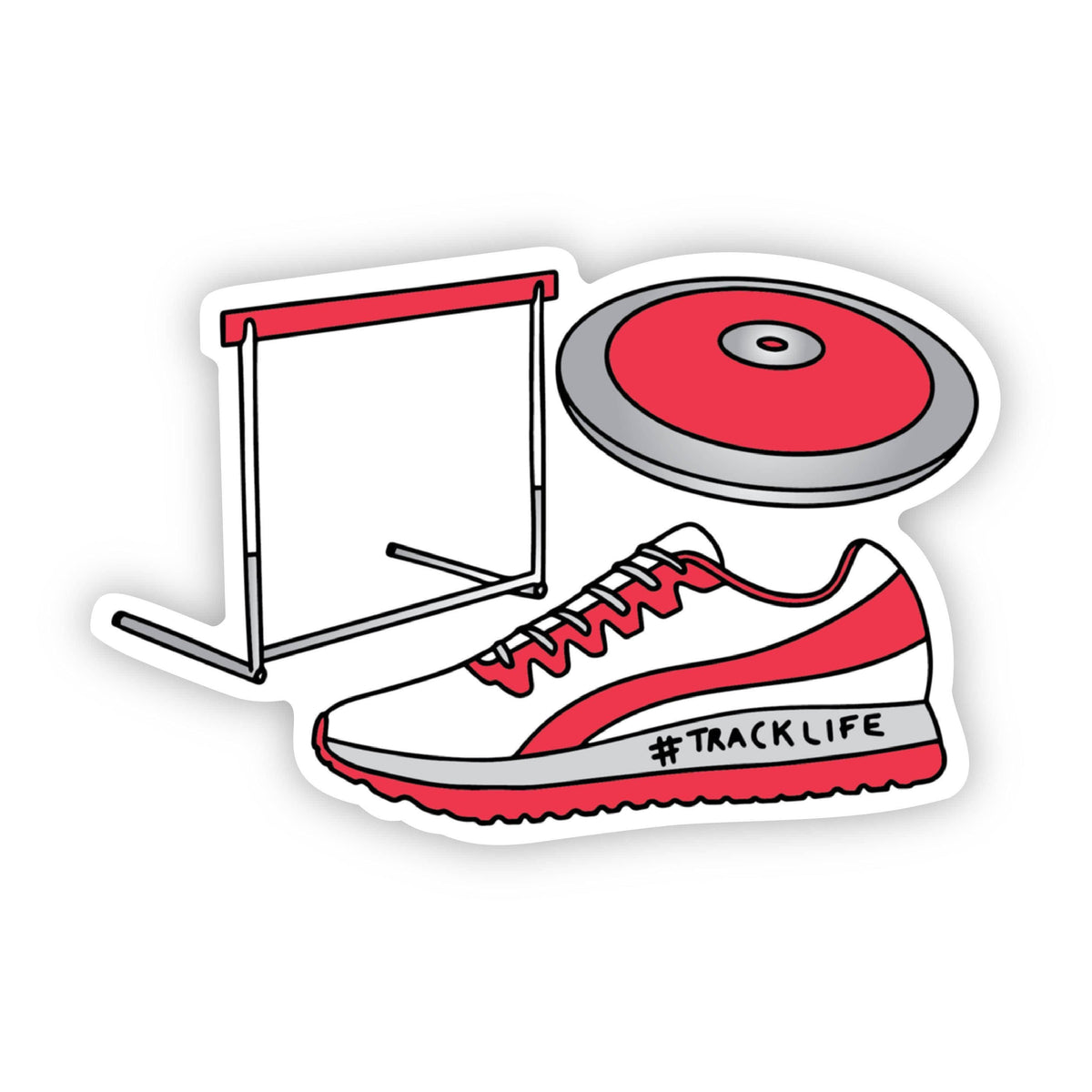 Track and Field Sticker – Big Moods