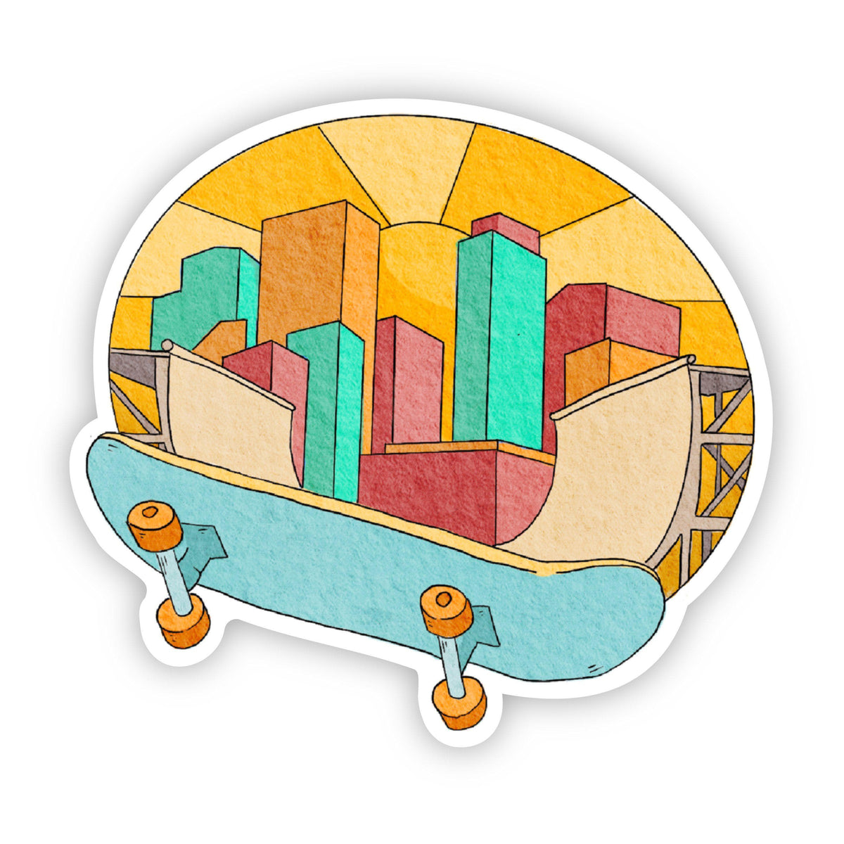 Skateboard Sticker – Big Moods