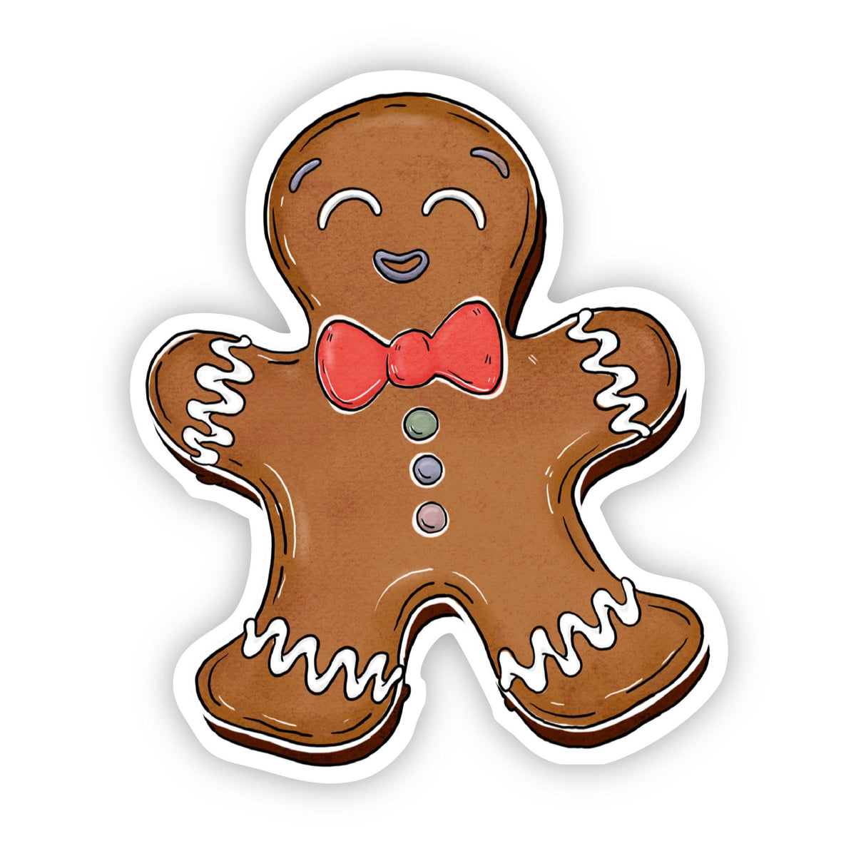 Gingerbread Cookie Sticker – Big Moods