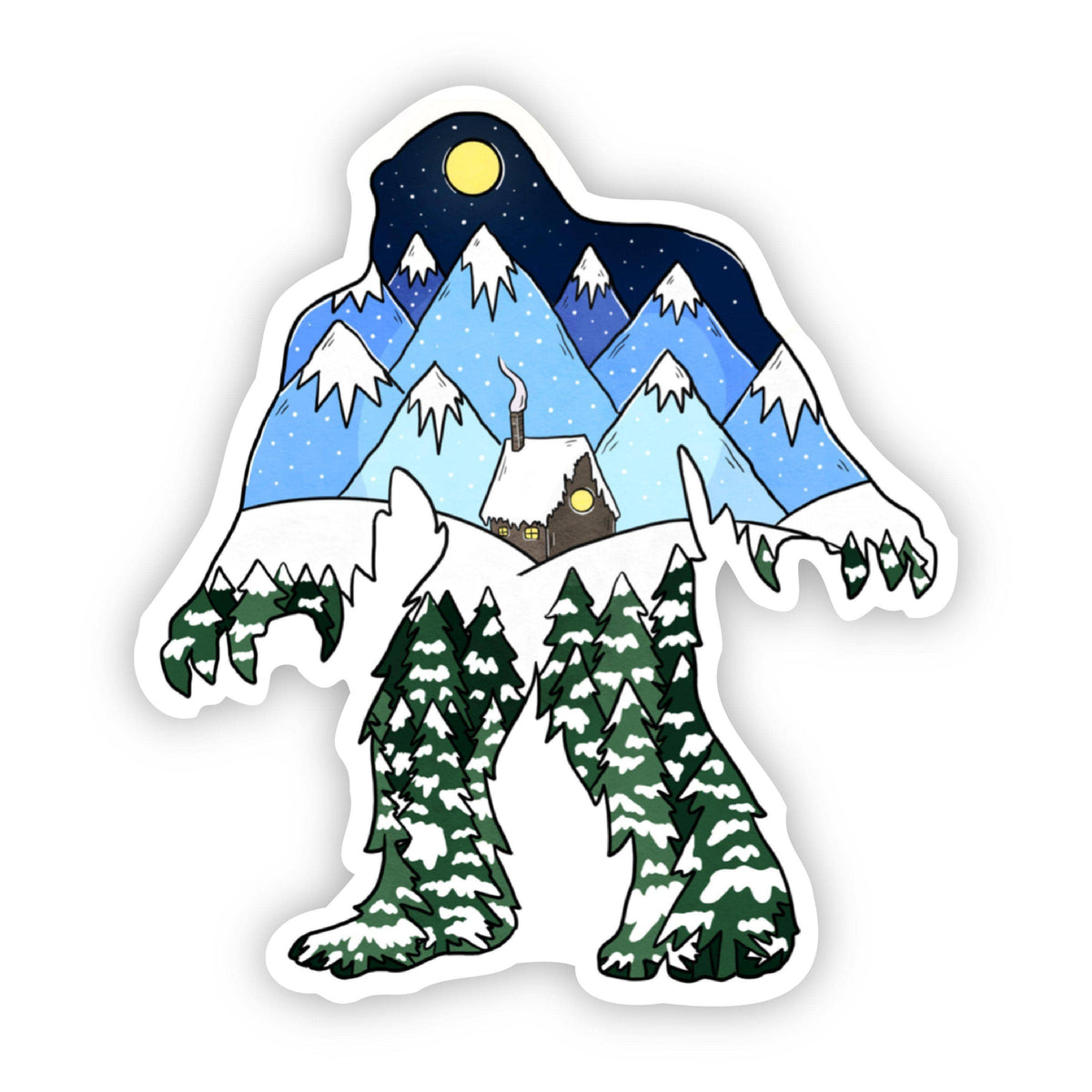 Yeti Sticker – Big Moods