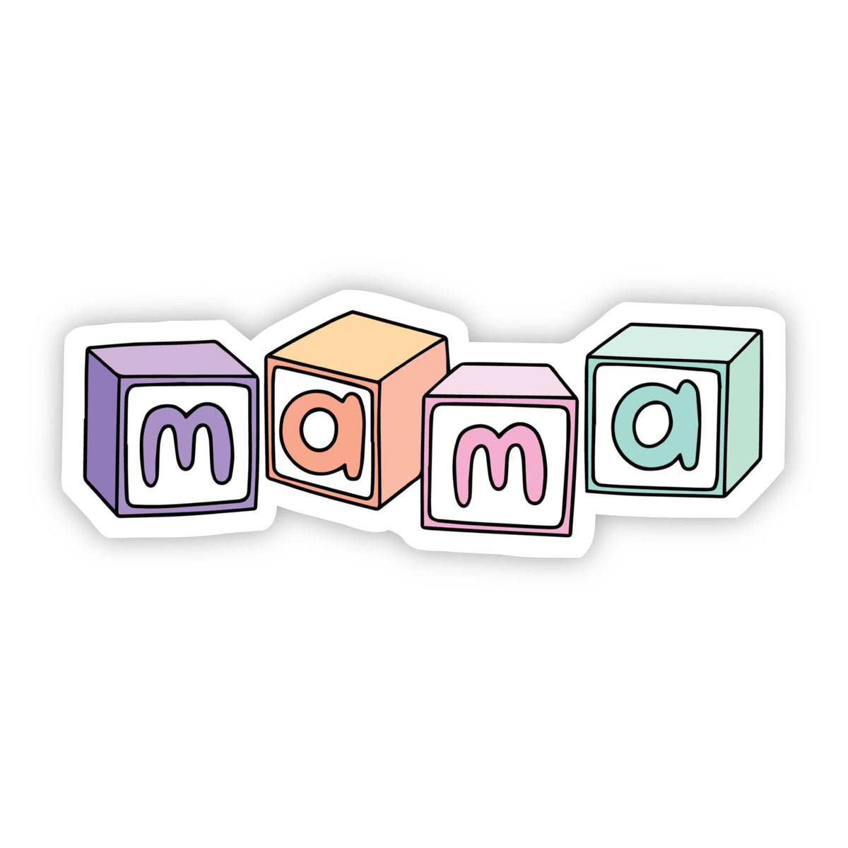 Mama Toy Blocks Sticker – Big Moods